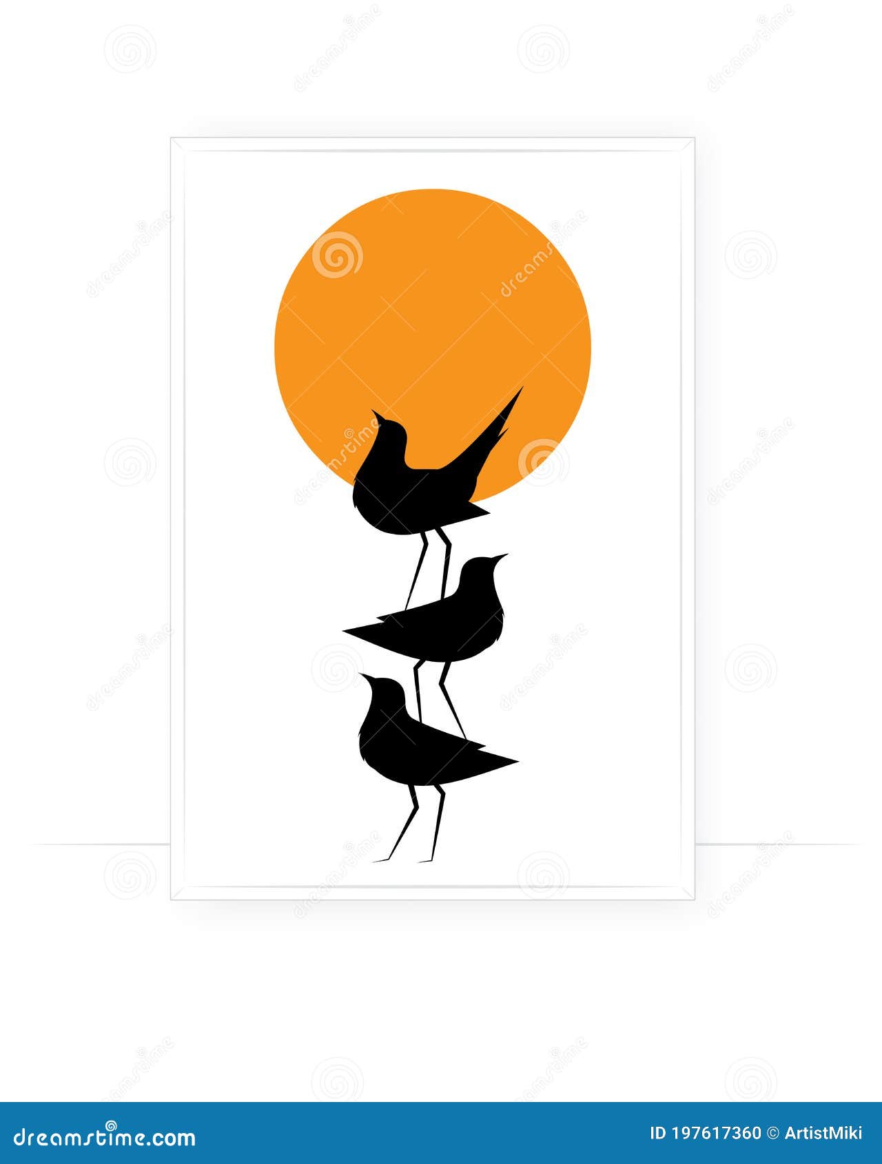 Three Birds Cartoon Vector | CartoonDealer.com #22252223