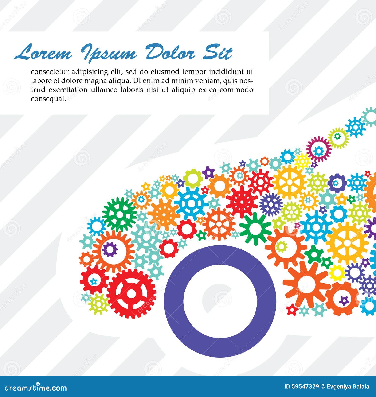 Poster of the Car Gears stock vector. Illustration of carton - 59547329