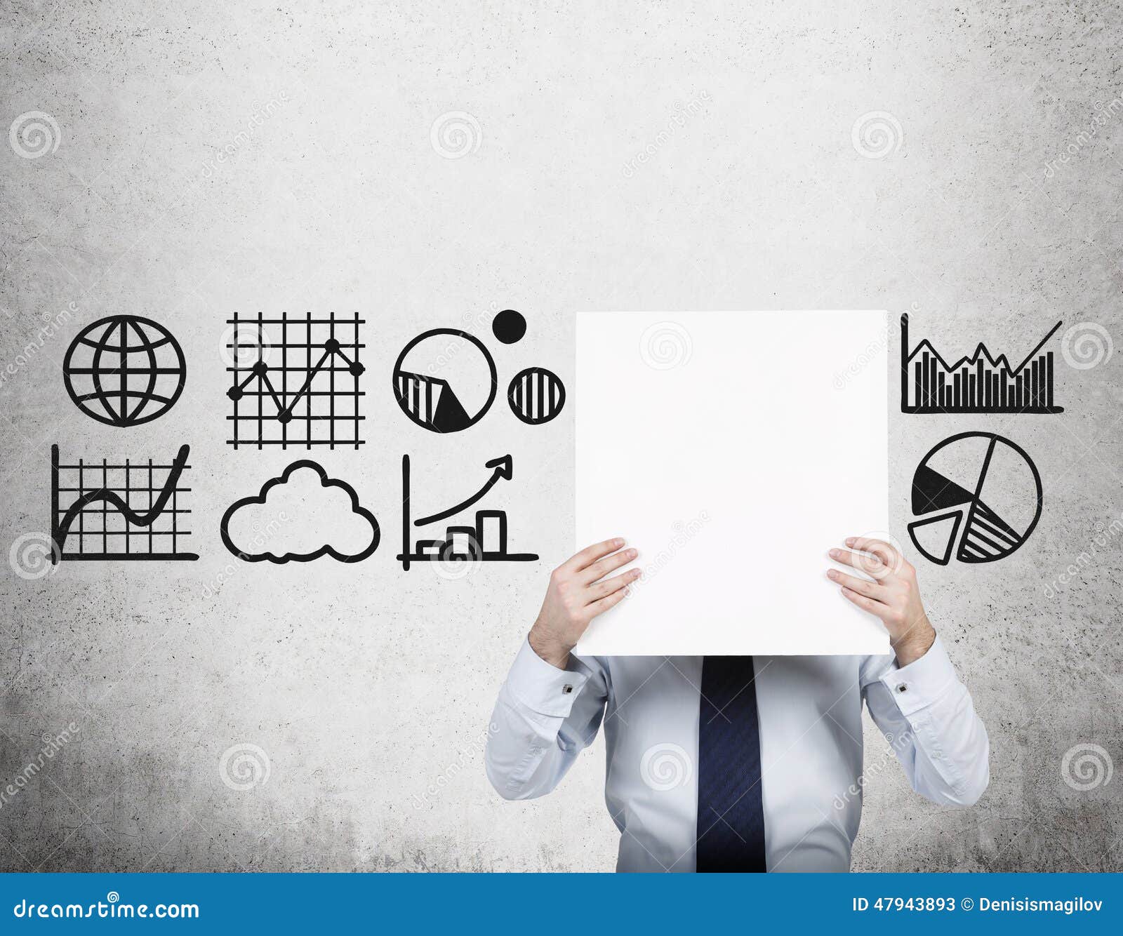 Poster with charts stock image. Image of creative, marketing - 47943893