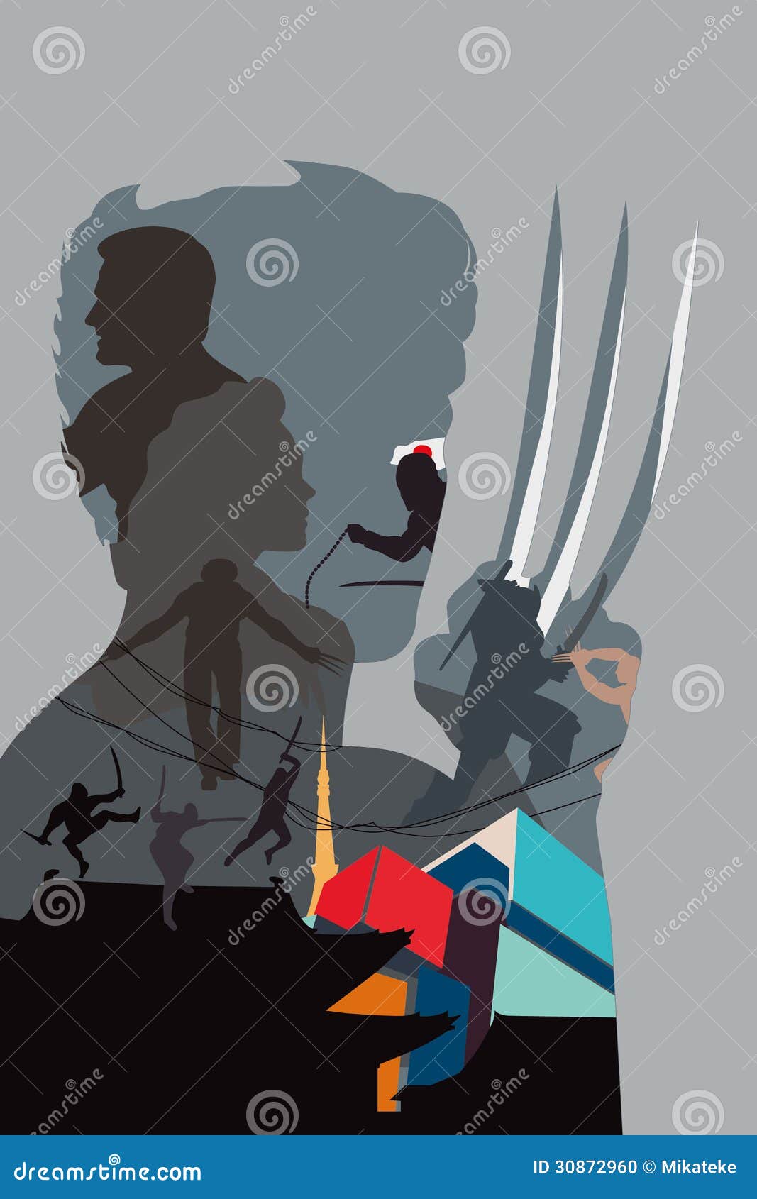 Wolverine Cartoon Vector | CartoonDealer.com #67055899