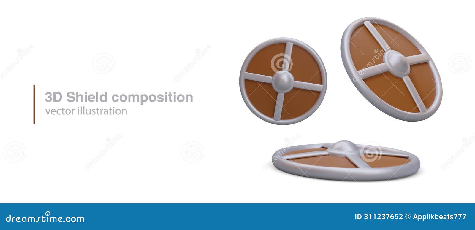 Realistic Shield And Sword With Red Crystal On Hilt. Isolated Vector ...