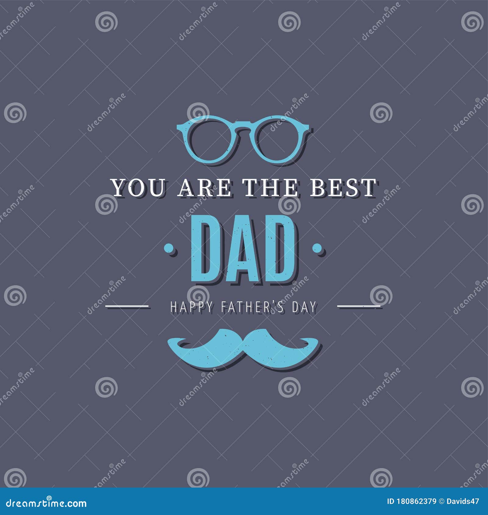 Poster for dad with text stock vector. Illustration of holiday - 180862379