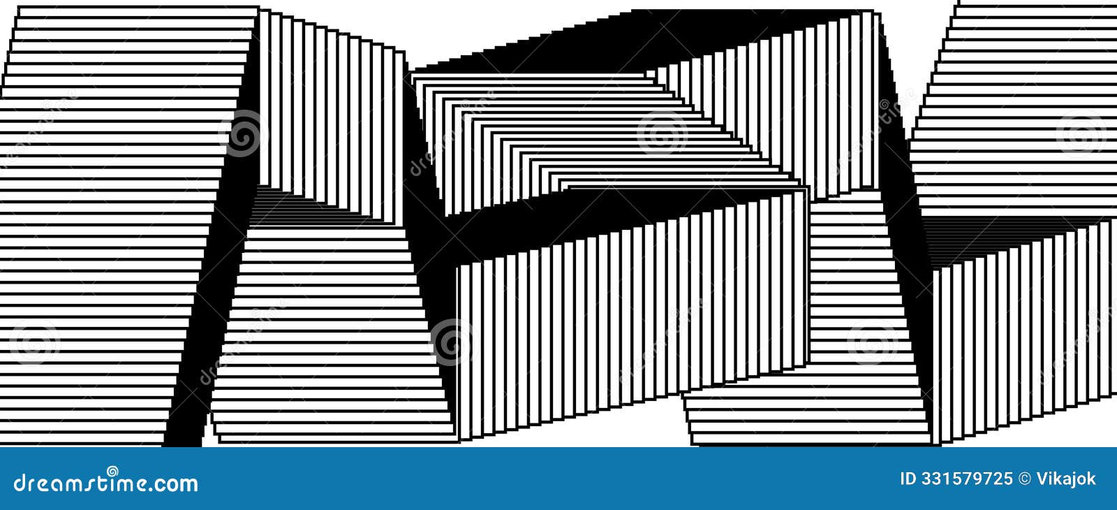 Poster Design Background with Flying Windows. Black and White Blend ...