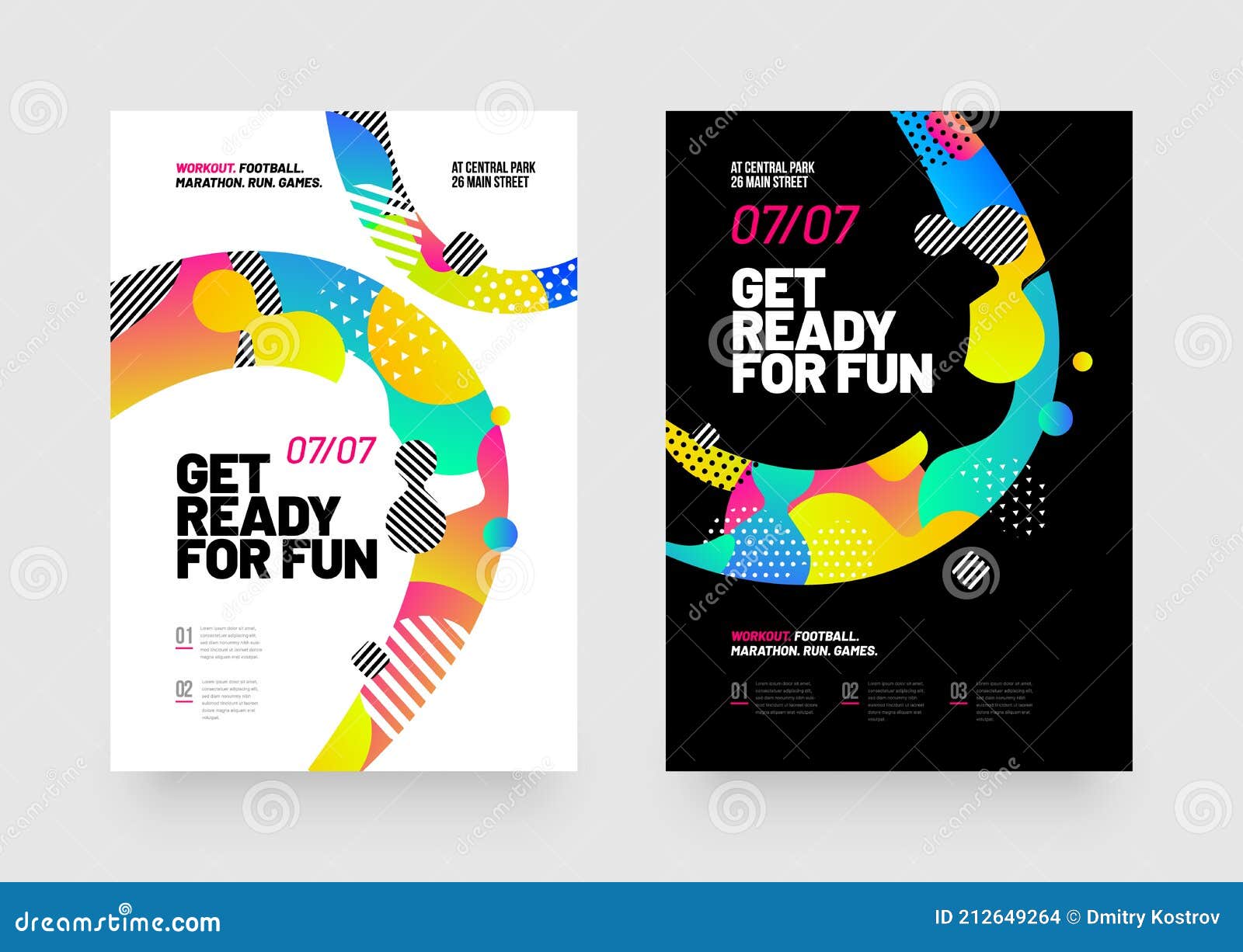 Poster Design for Fun Event, Party or Competition. Stock Vector ...