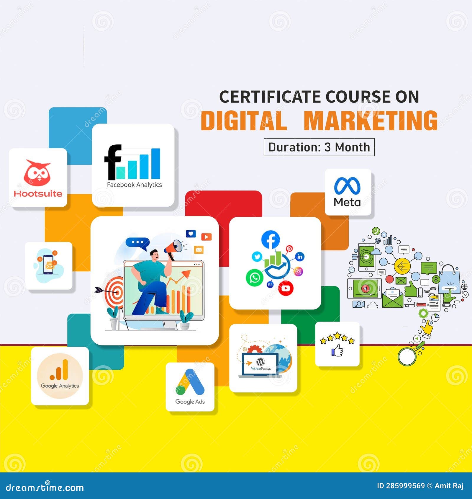 Poster Design Idea for Entrepreneur and Startups Stock Vector ...