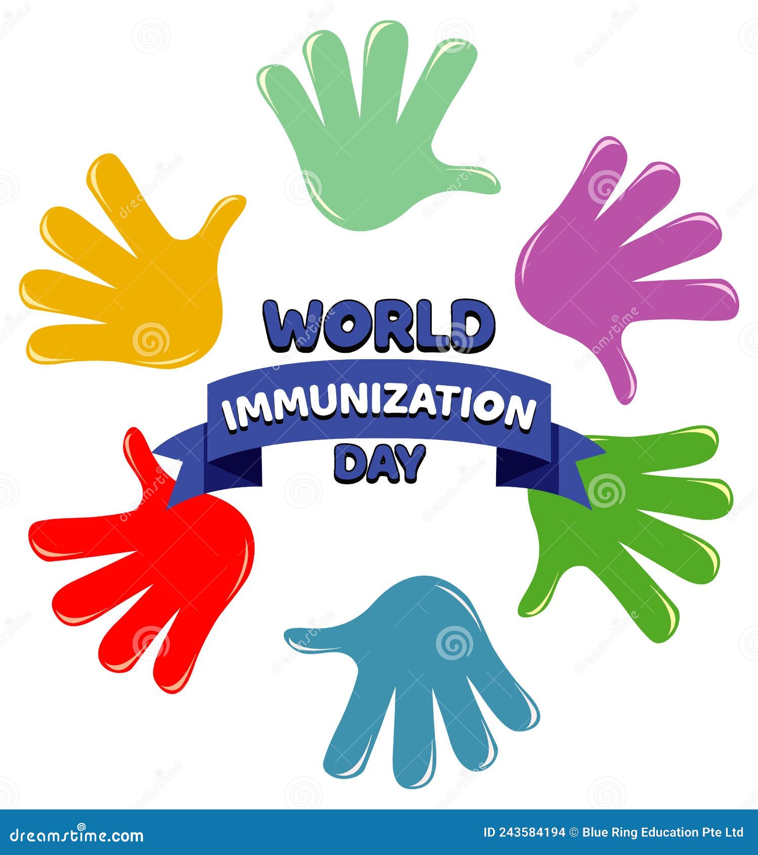 Poster Design for World Immunization Day Stock Vector - Illustration of ...