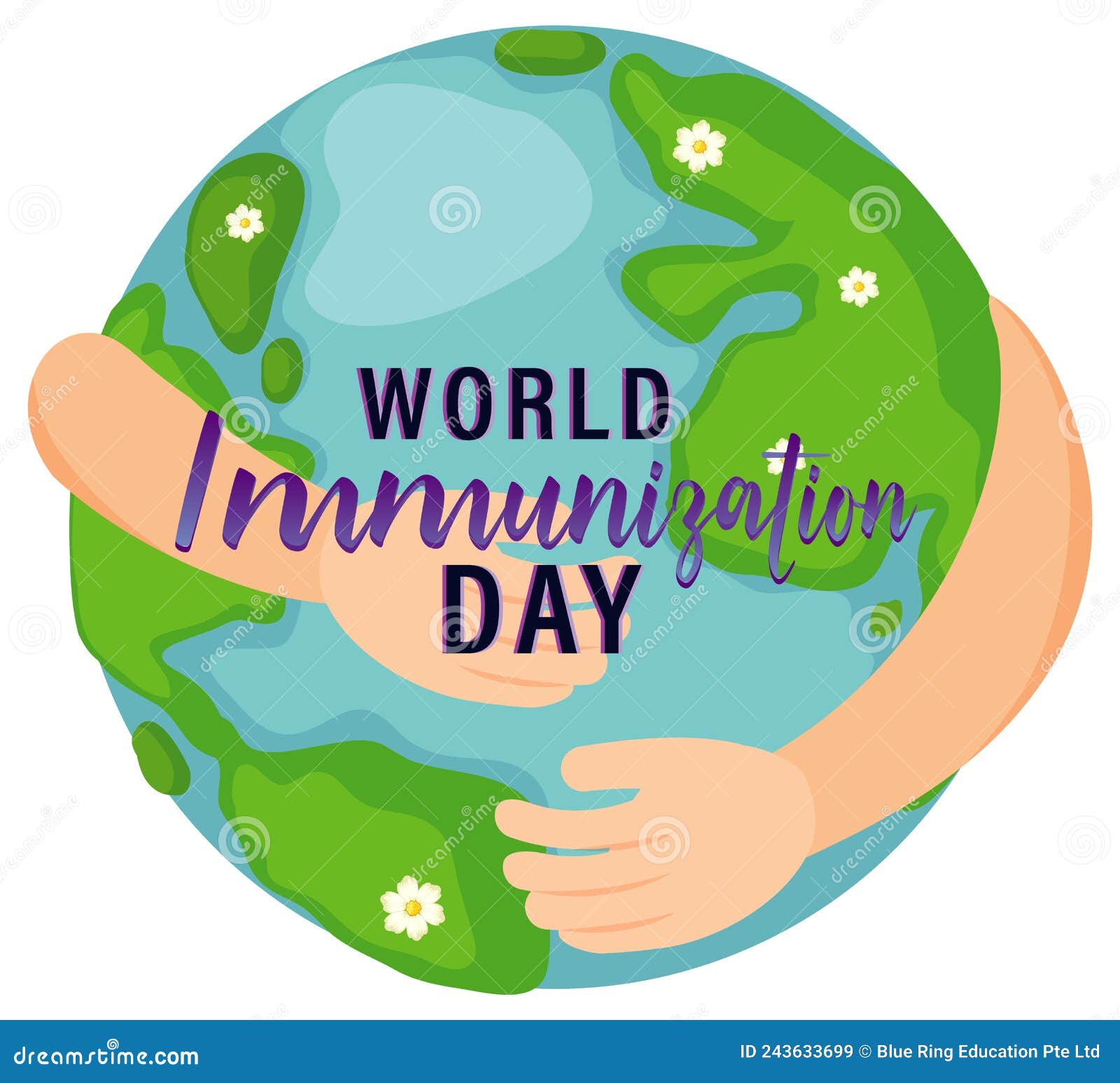 Poster Design for World Immunization Day Stock Vector - Illustration of ...