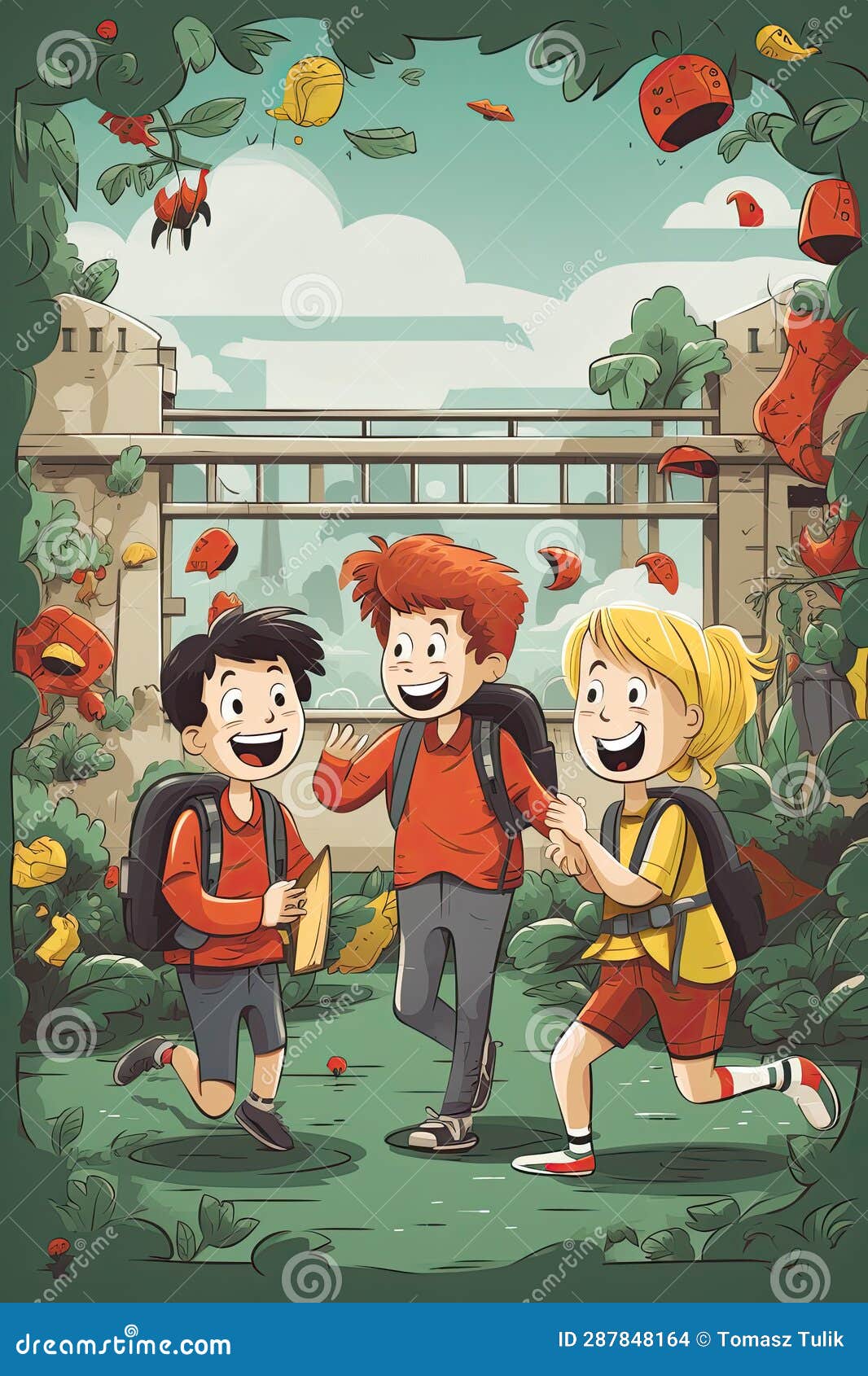 The Poster Designed for the Children S School. Back To School, Kids ...