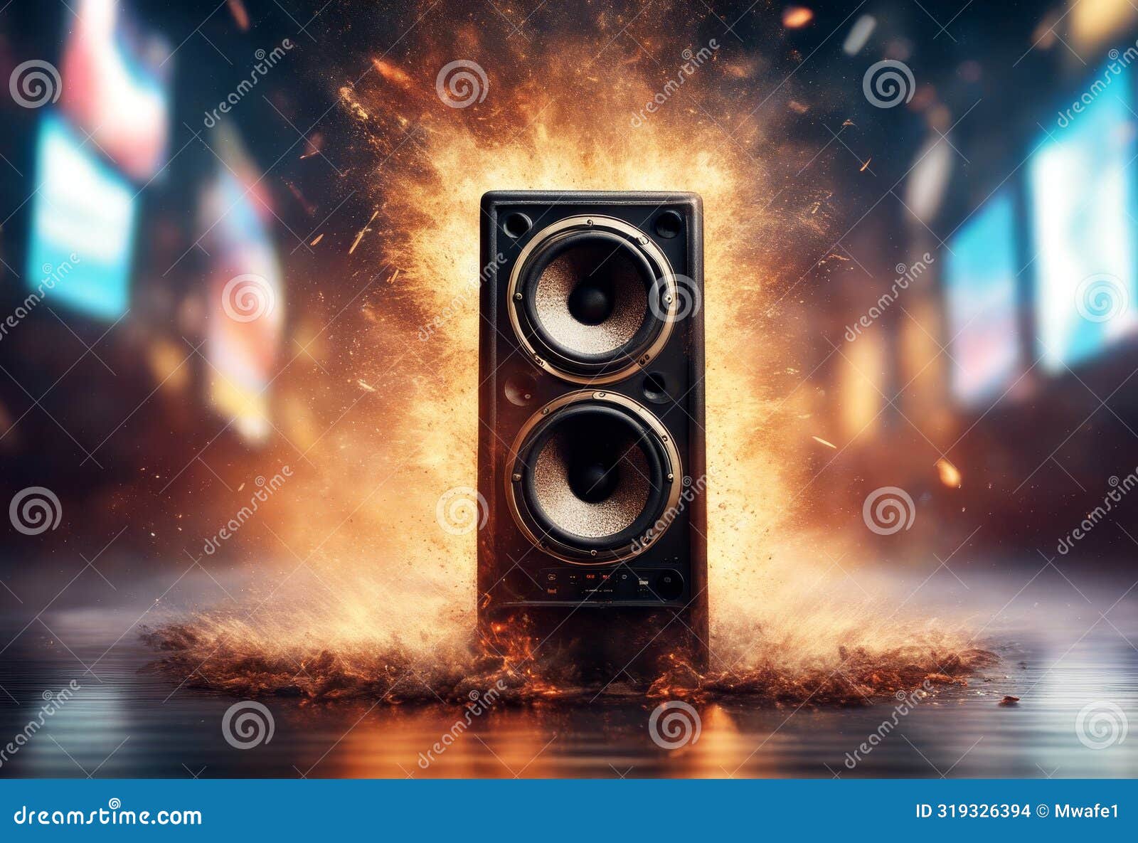 Poster Dpi Speaker Dj Elements Vertical High Exploding Size Space ...