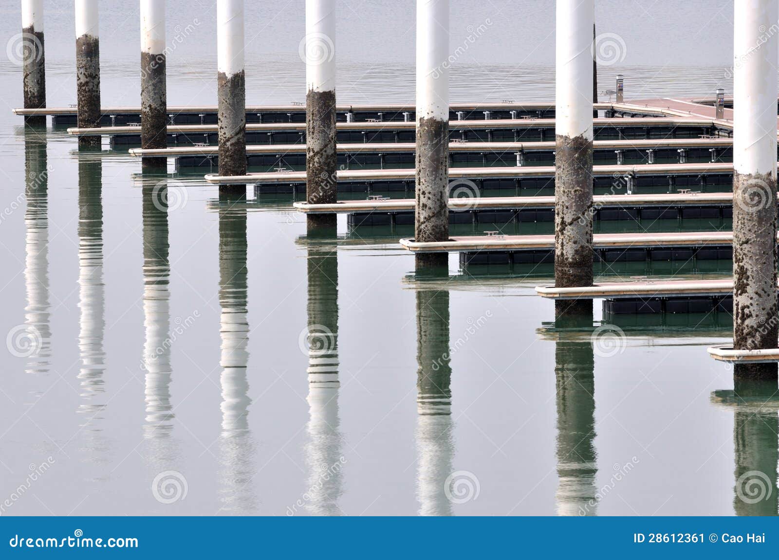 Poster on empty dock stock image. Image of vertical, maritime - 28612361