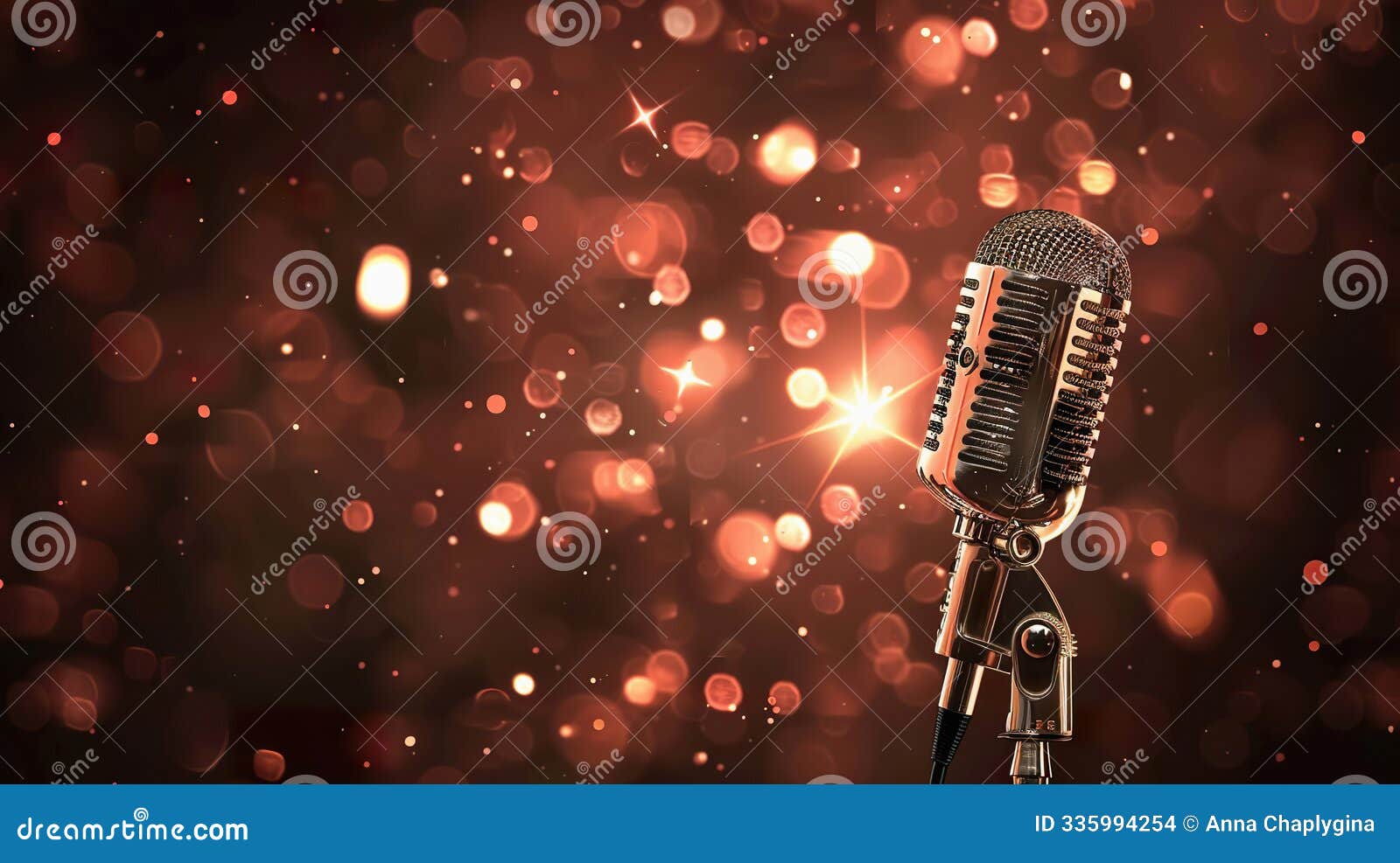 Poster of Microphone for Singing Competition with Vibrant Background ...