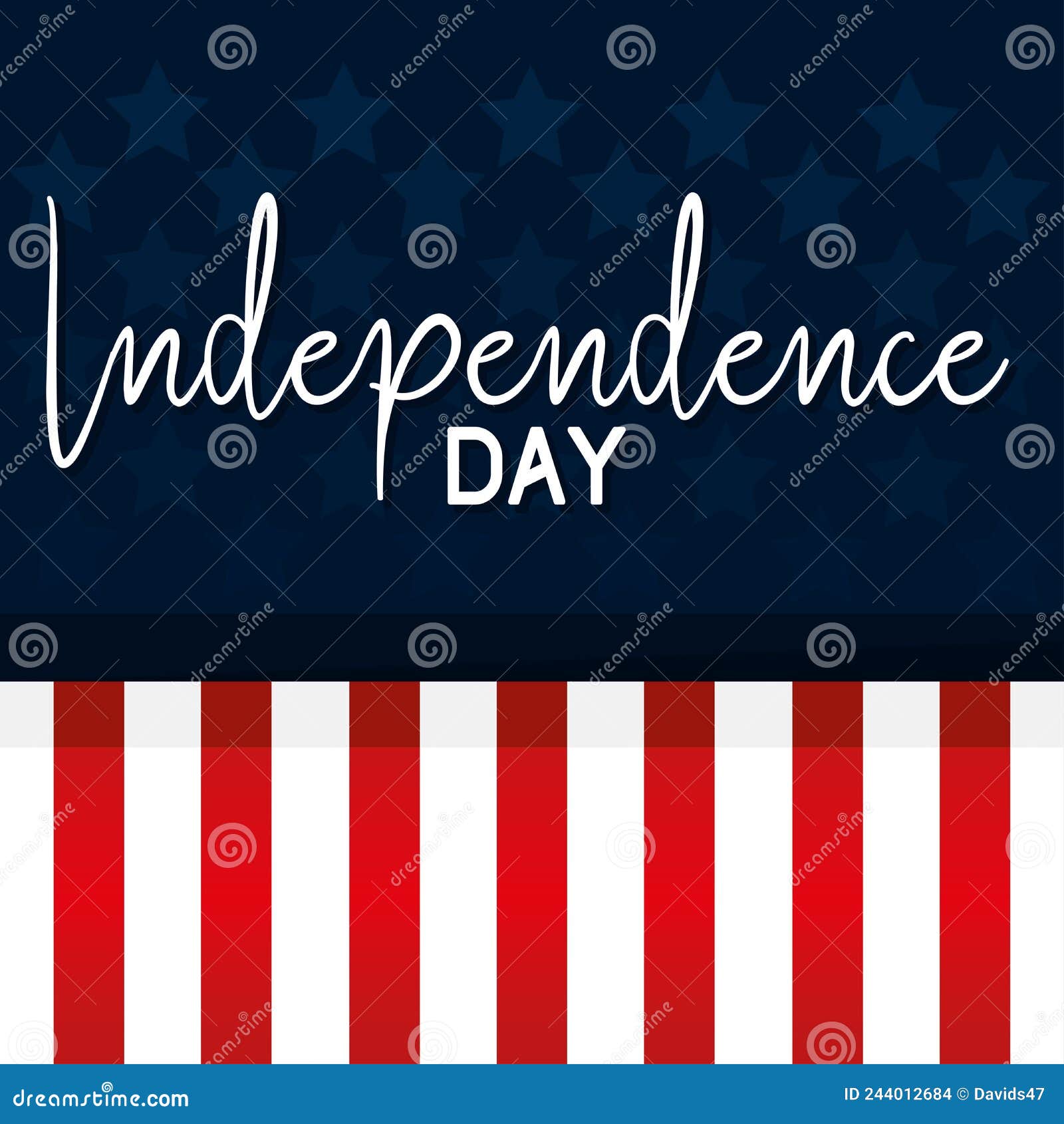 Poster Flag Usa Vertical Independence Vector Illustration Stock Vector ...
