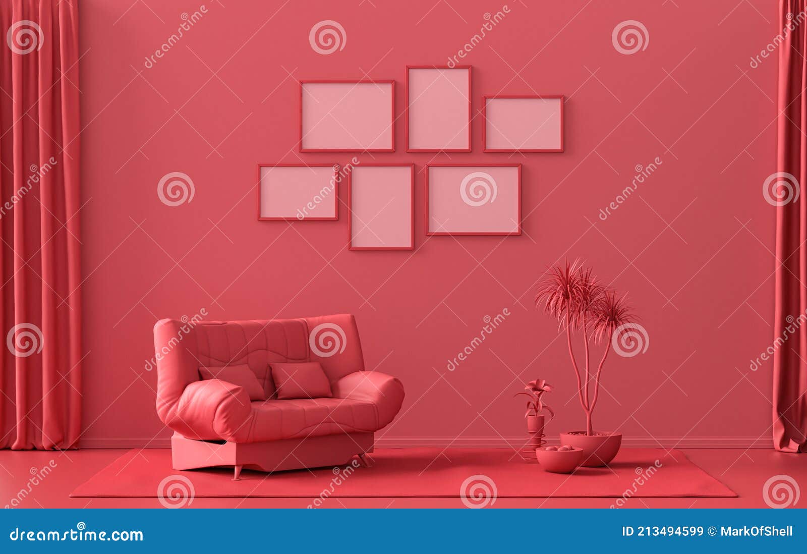 Solid Maroon Background