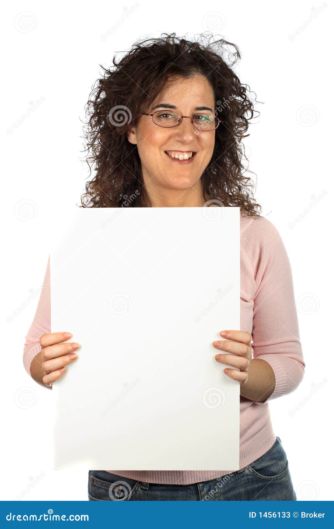 Poster girl stock image. Image of advertising, concept - 1456133