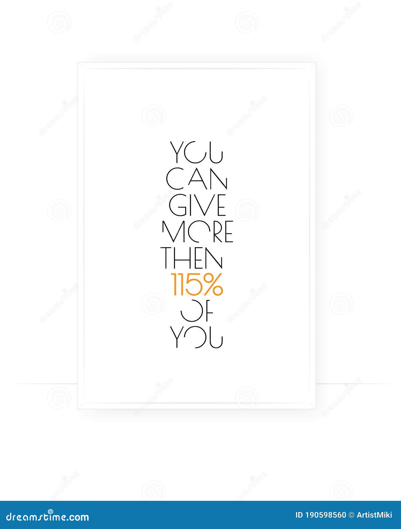 More Than Symbol On White Background. 3D Sign With Blue Terrazzo ...