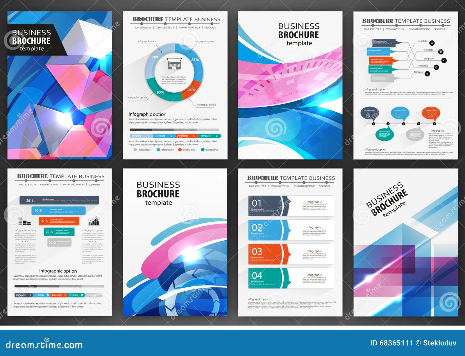 Poster and Infographics Design Stock Vector - Illustration of concept ...