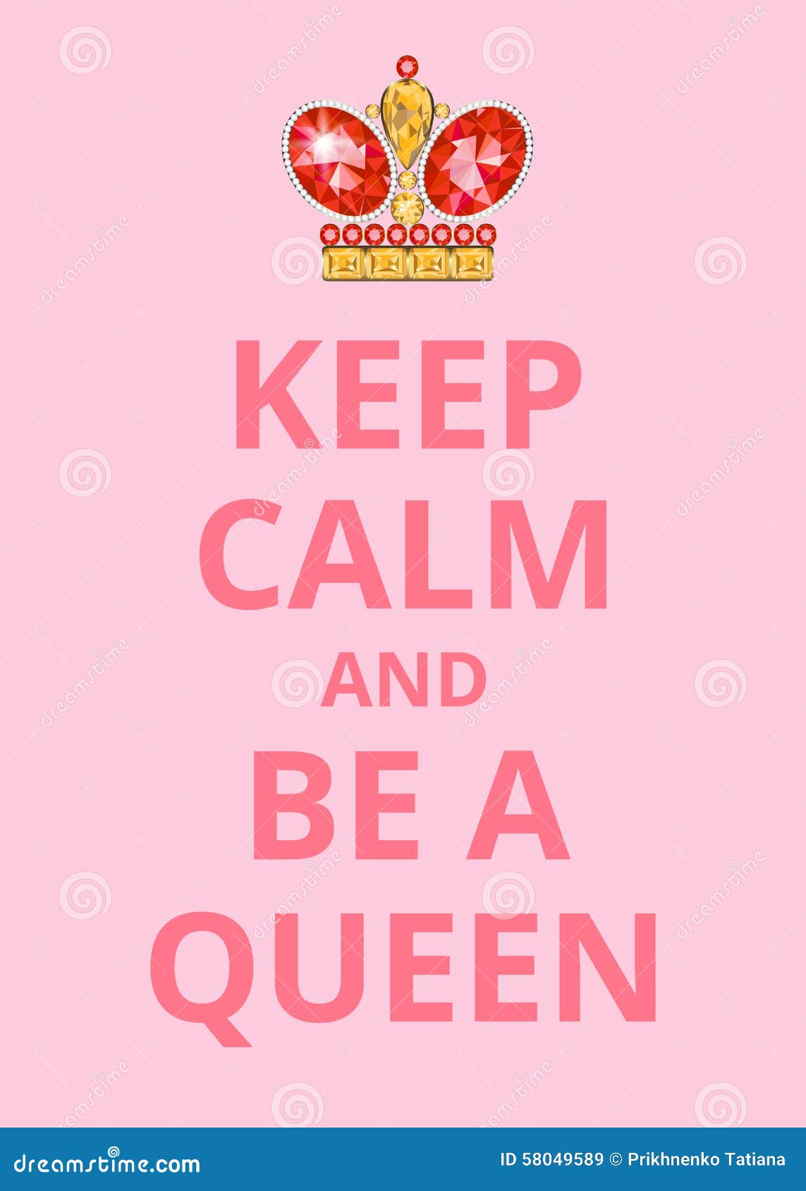 Poster Keep Calm stock vector. Illustration of poster - 58049589