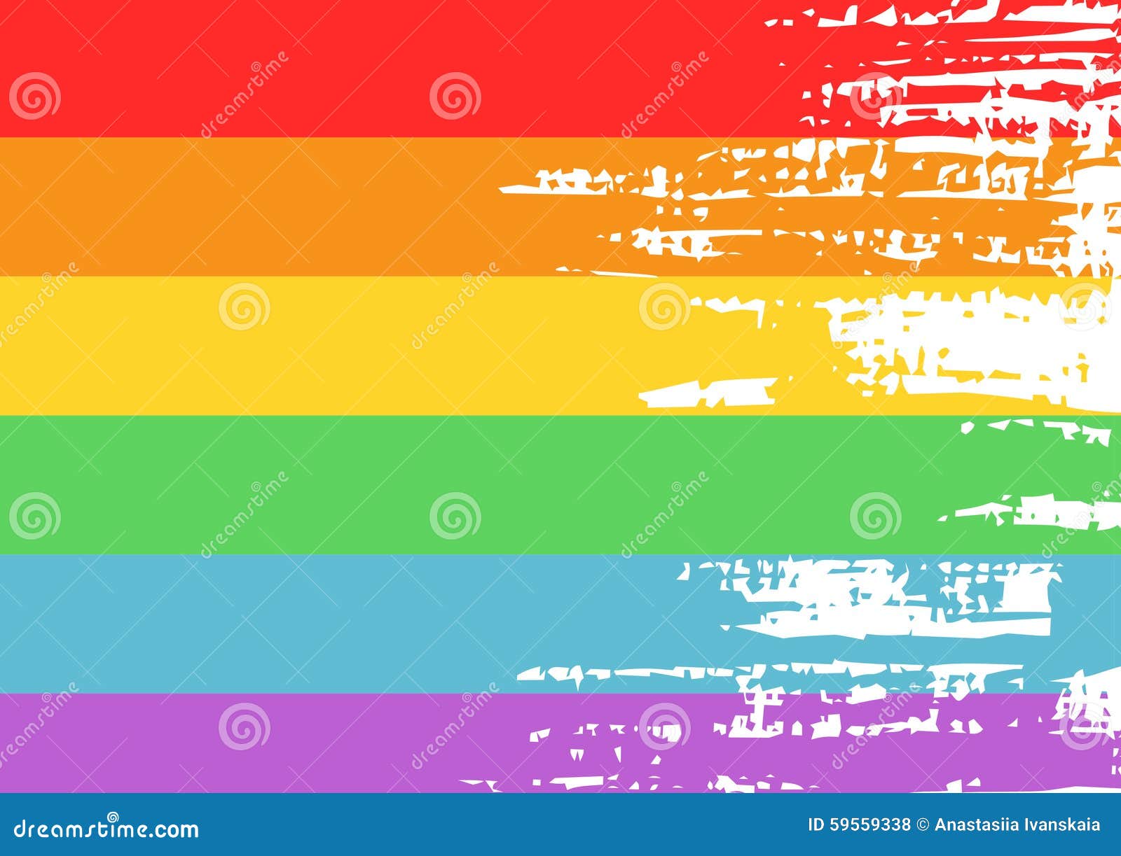 Poster with LGBT Support Symbol Stock Vector - Illustration of ...