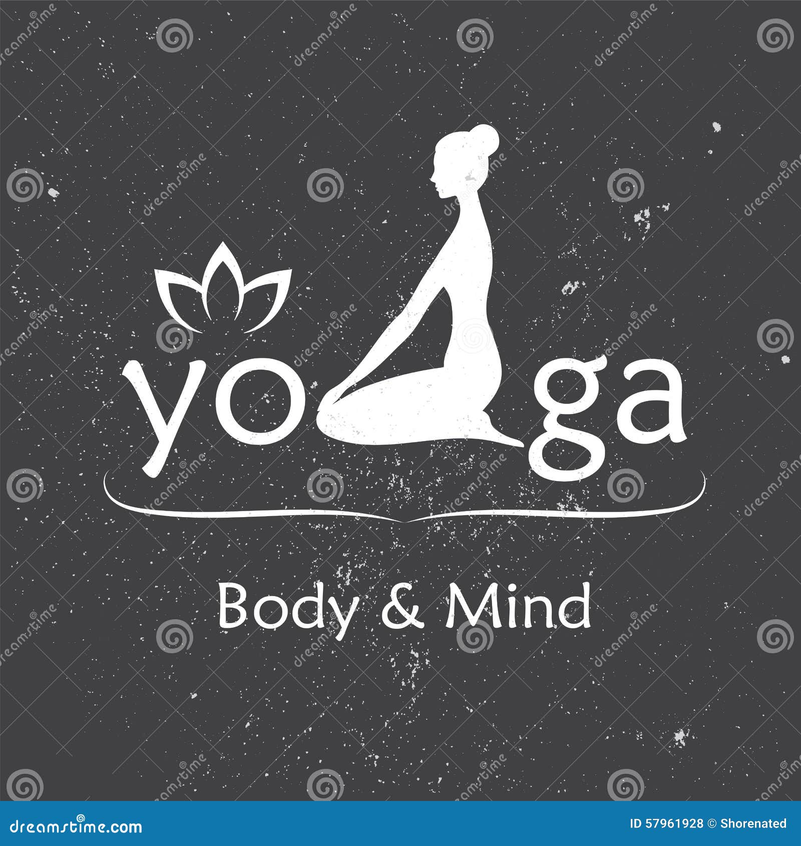 Poster for Meditation Class Stock Vector - Illustration of fitness ...