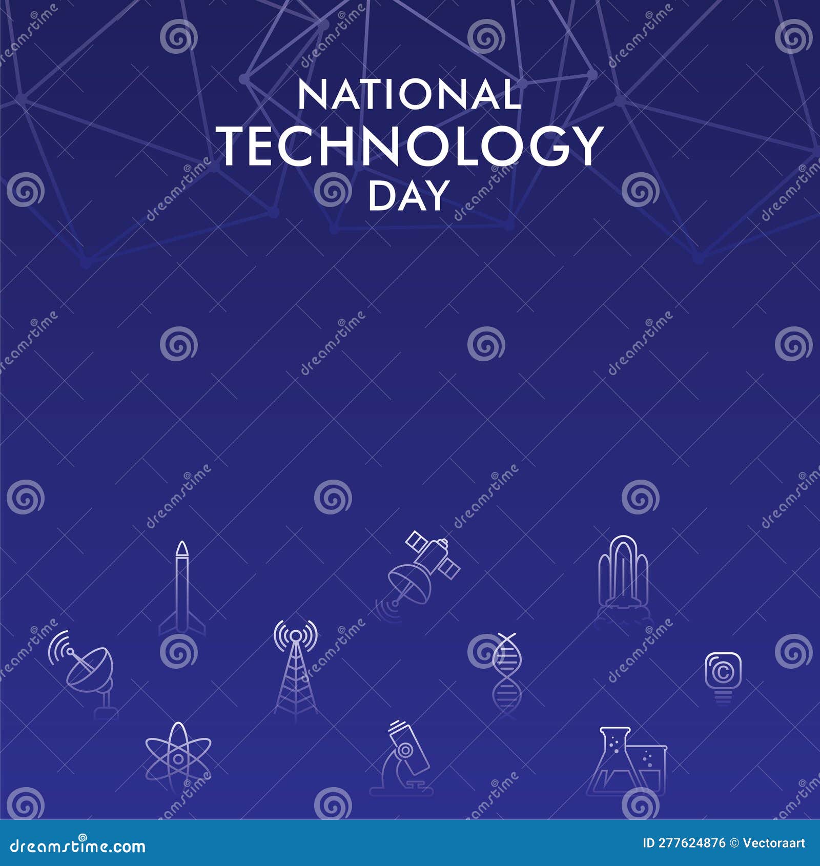 Poster for National Technology Day Stock Vector - Illustration of ...