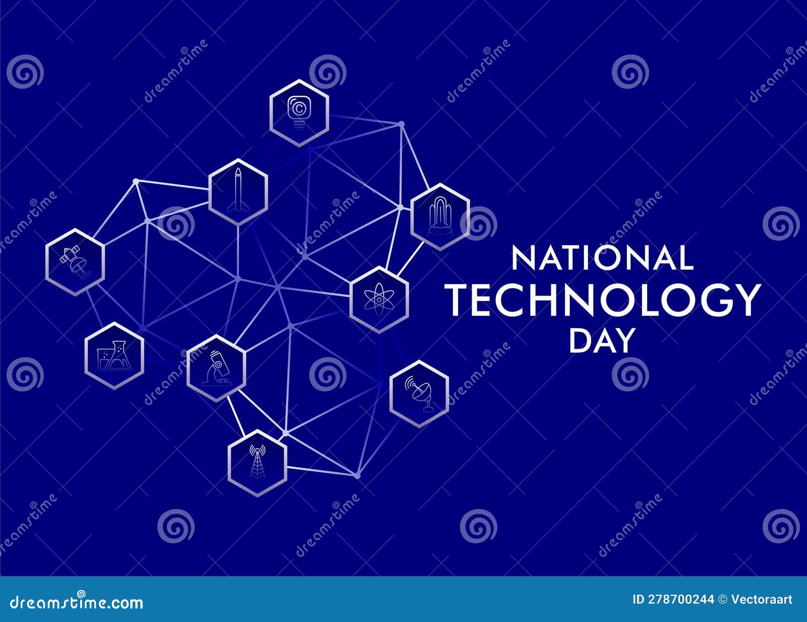 Poster for National Technology Day Stock Vector - Illustration of ...