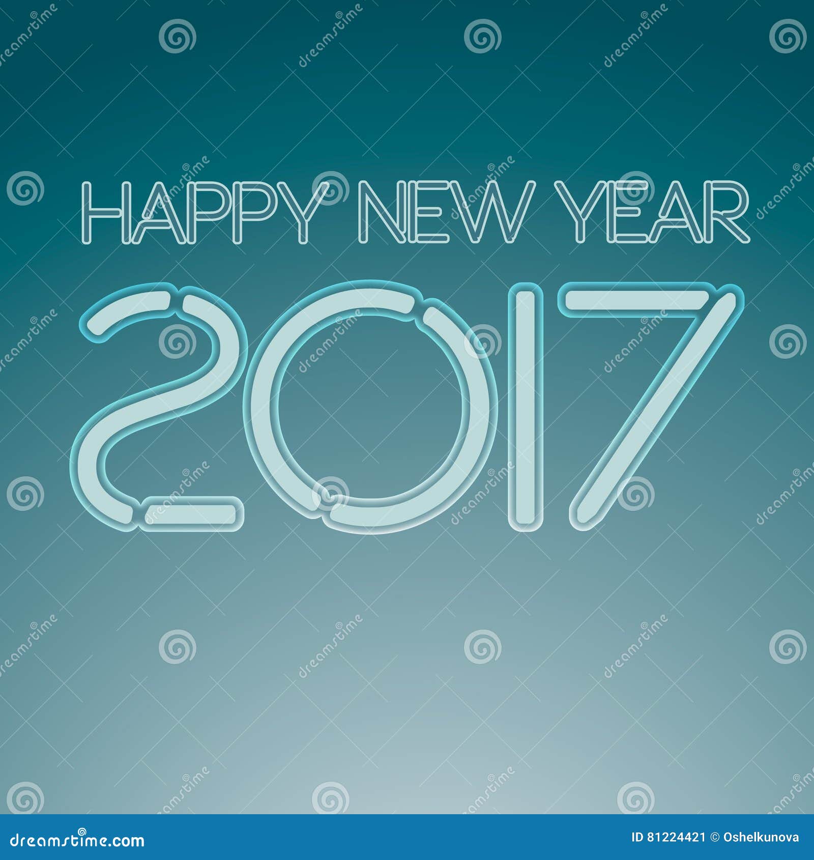 2017. Poster for New Year. New Year. Text 2017 Stock Vector ...