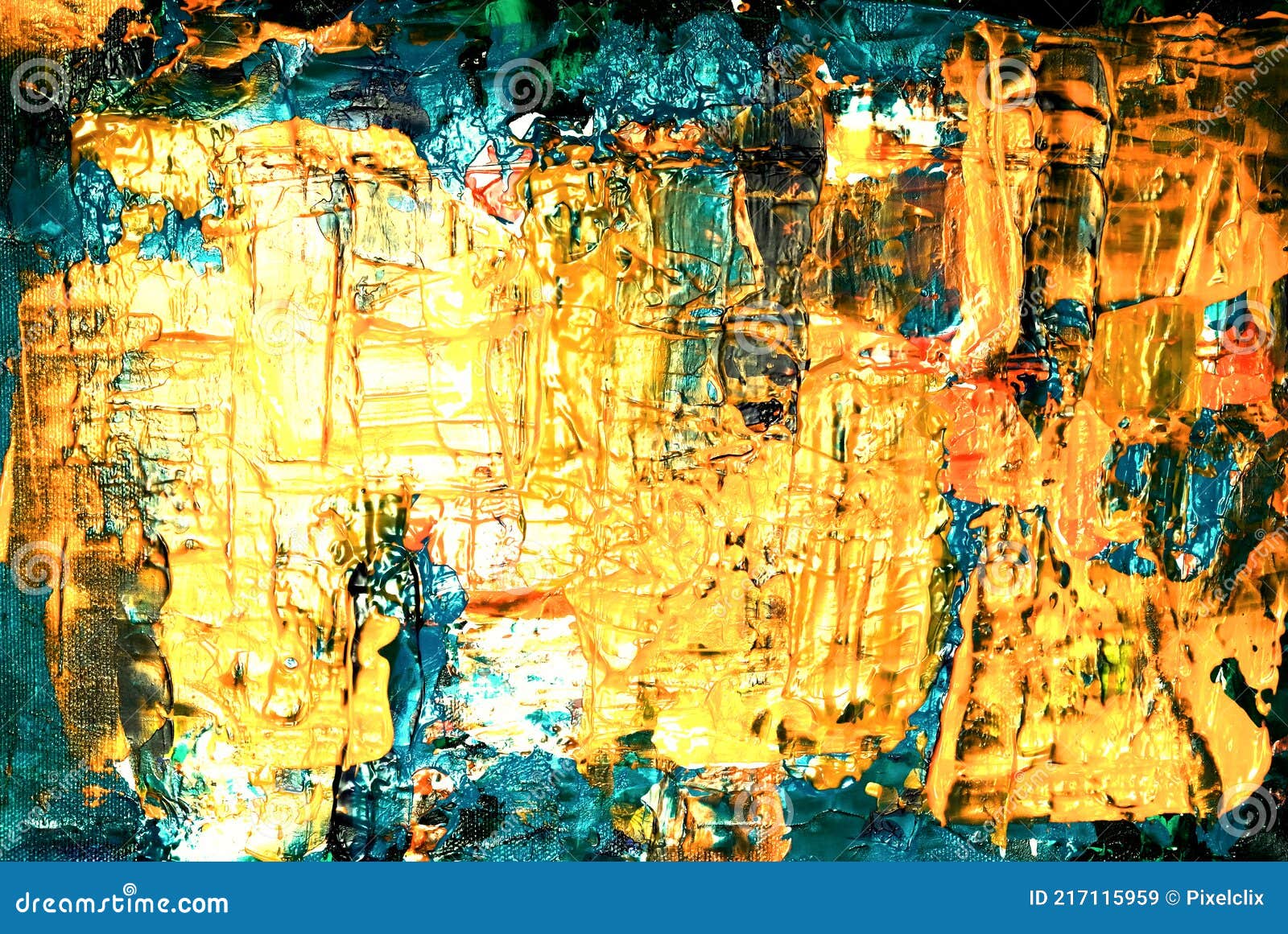 Poster Paint Effect Template for Designing Purpose. Stock Image - Image ...