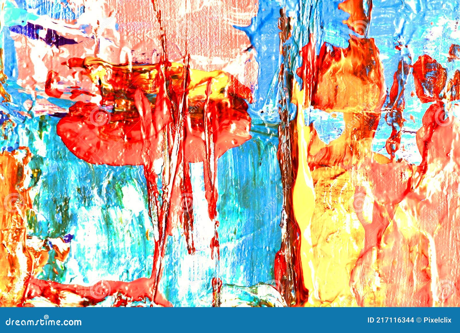 Poster Paint Effect Template for Designing Purpose. Stock Photo - Image ...