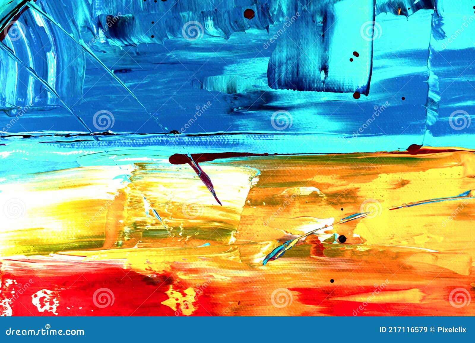 Poster Paint Effect Template for Designing Purpose. Stock Image - Image ...