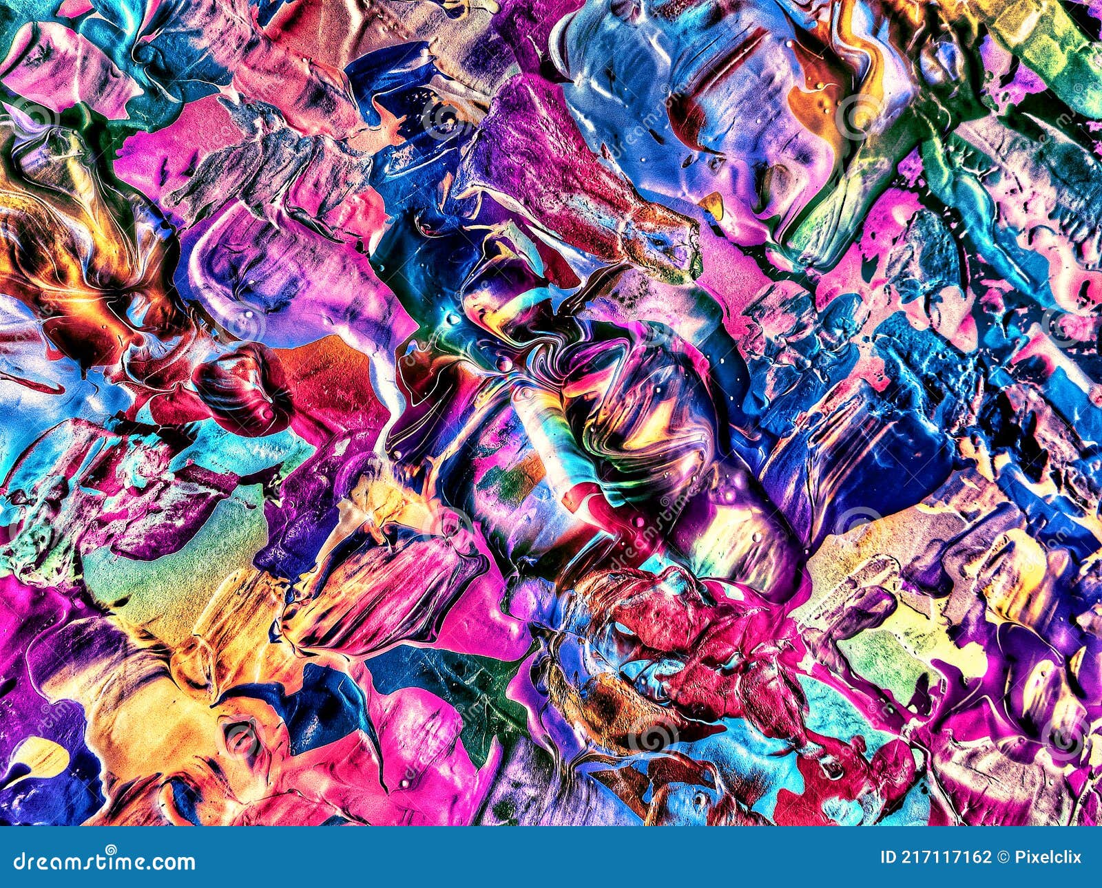 Poster Paint Effect Template for Designing Purpose. Stock Photo - Image ...