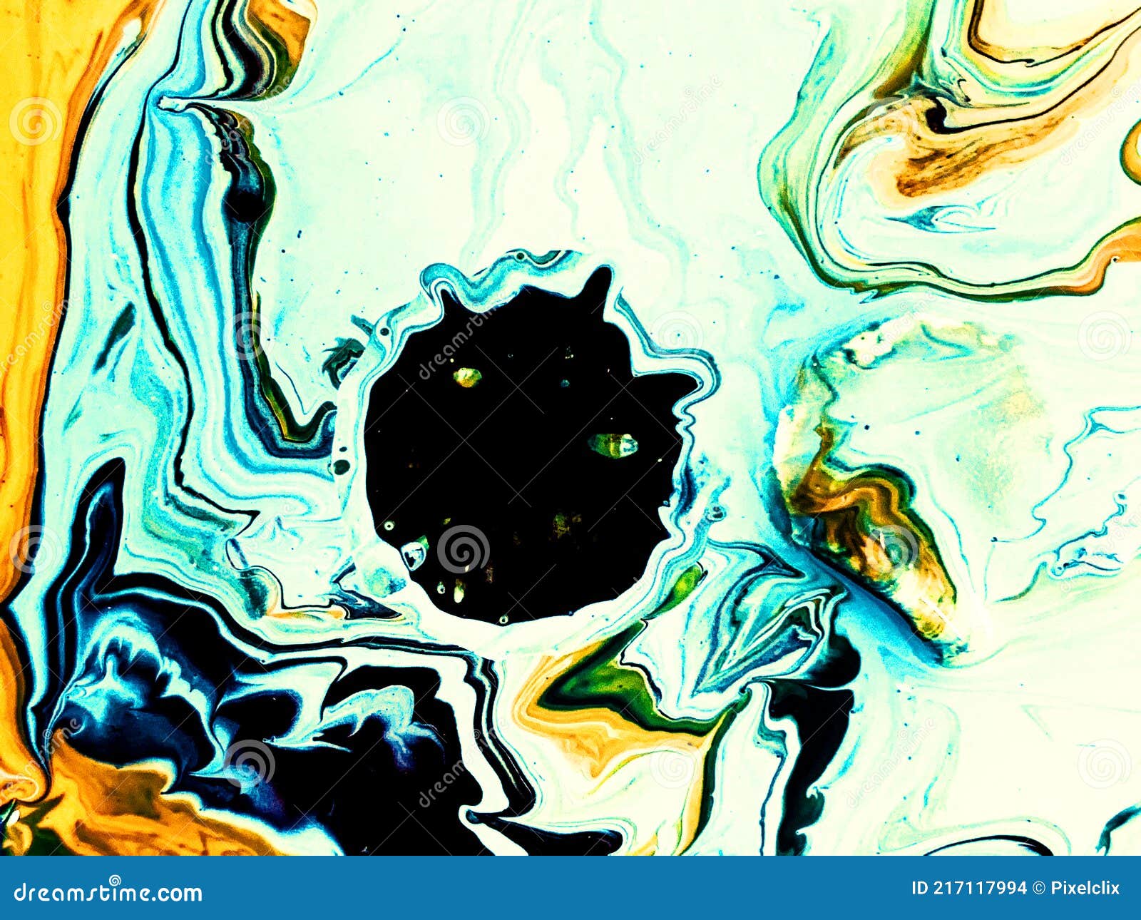 Poster Paint Effect Template for Designing Purpose. Stock Photo - Image ...