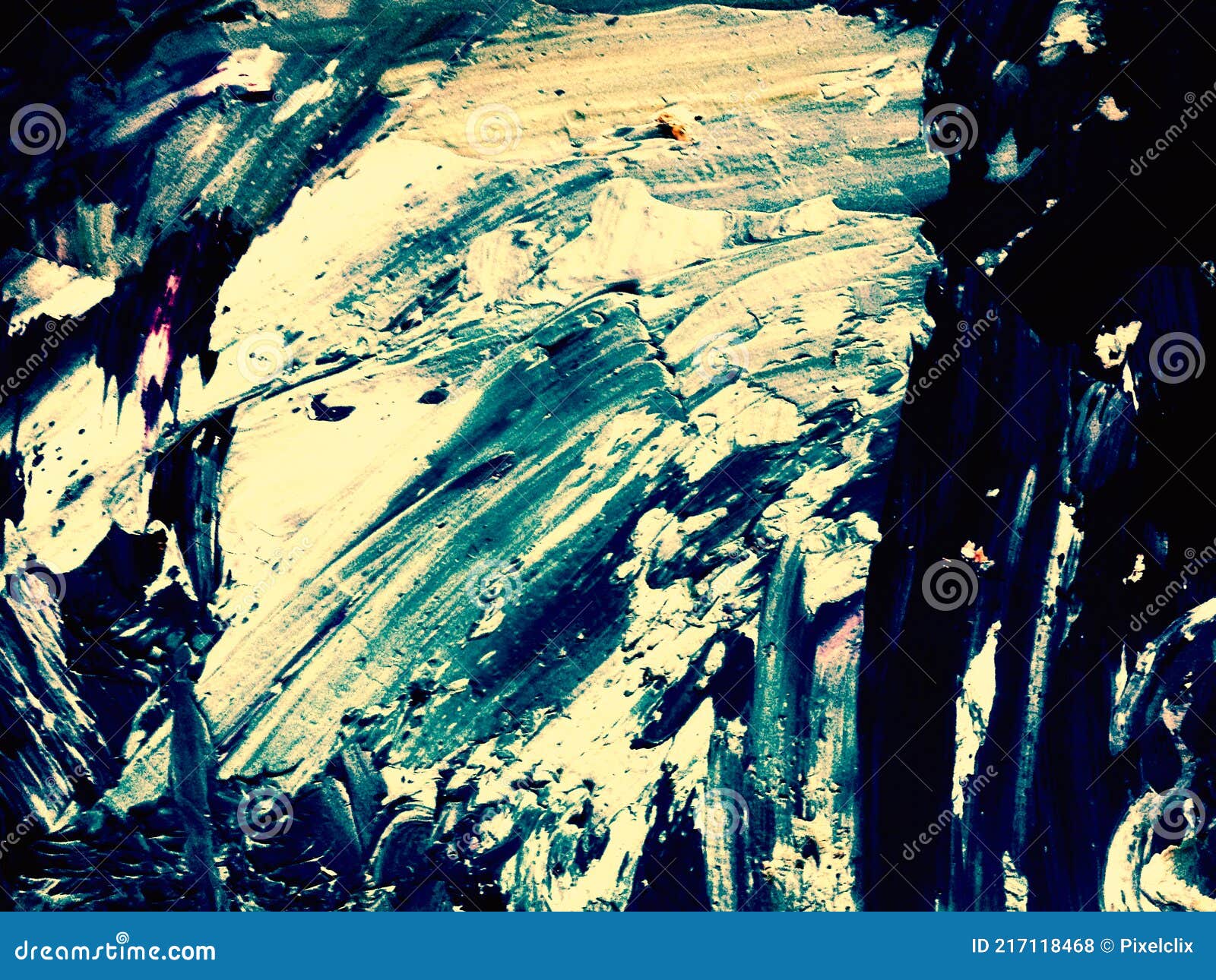 Poster Paint Effect Template for Designing Purpose. Stock Photo - Image ...