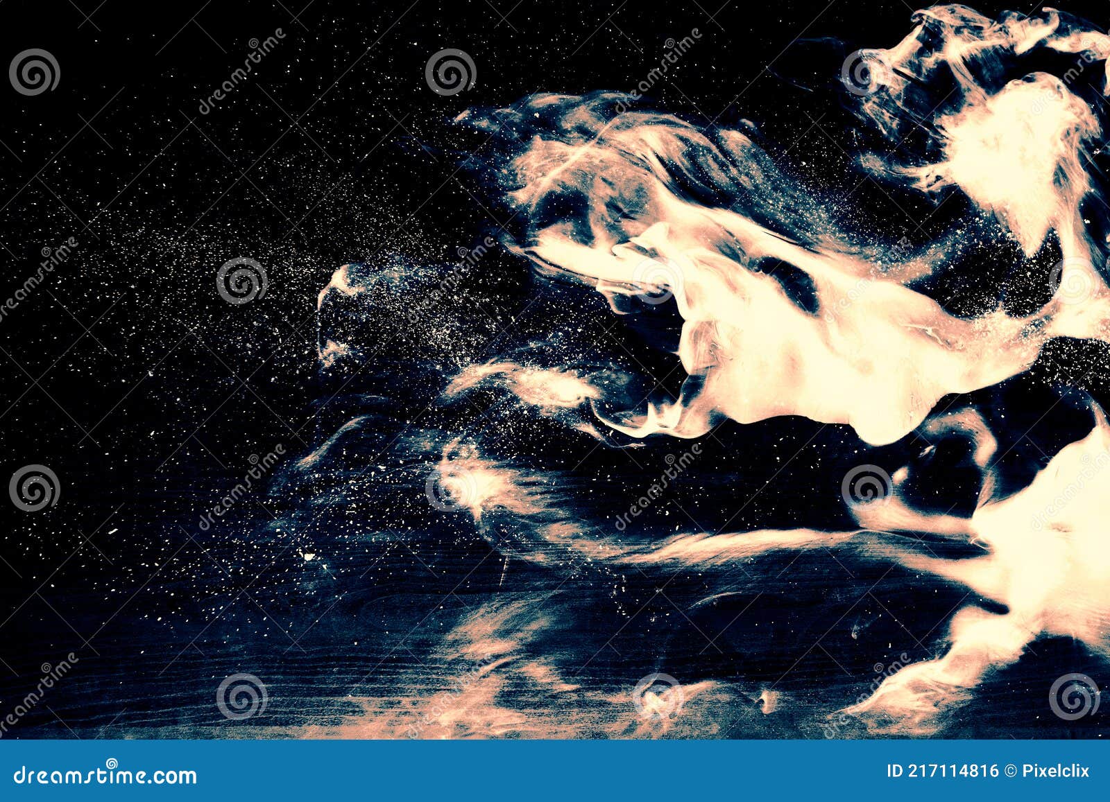 Poster Paint Effect Template for Designing Purpose. Stock Photo - Image ...