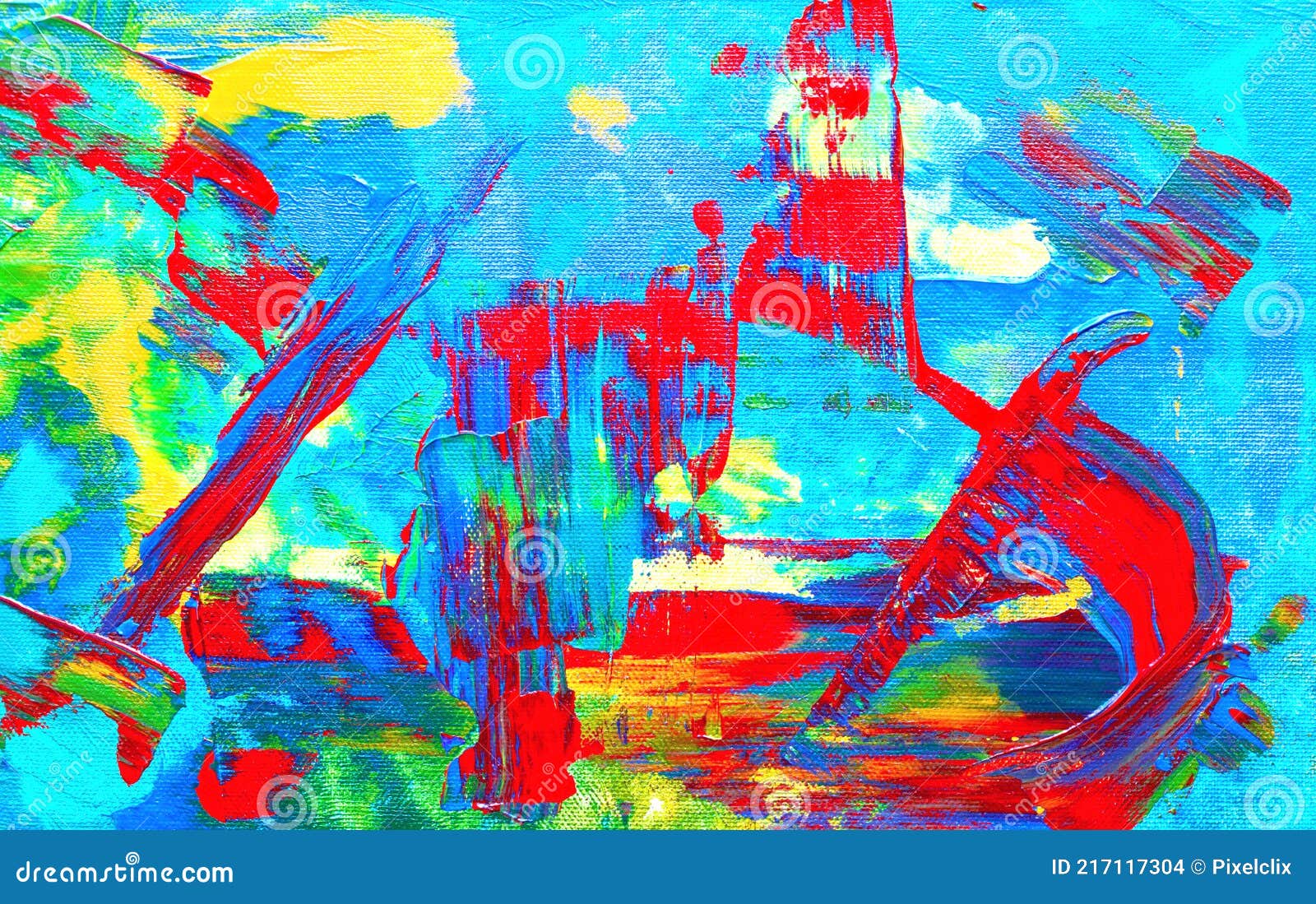 Poster Paint Effect Template for Designing Purpose. Stock Photo - Image ...