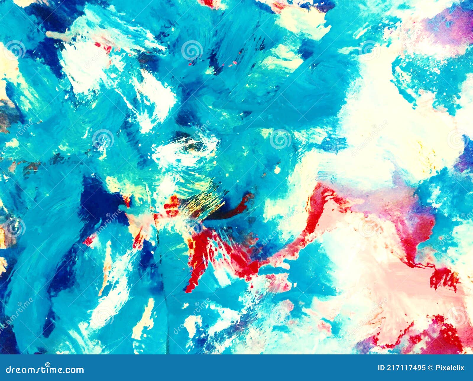 Poster Paint Effect Template for Designing Purpose. Stock Image - Image ...