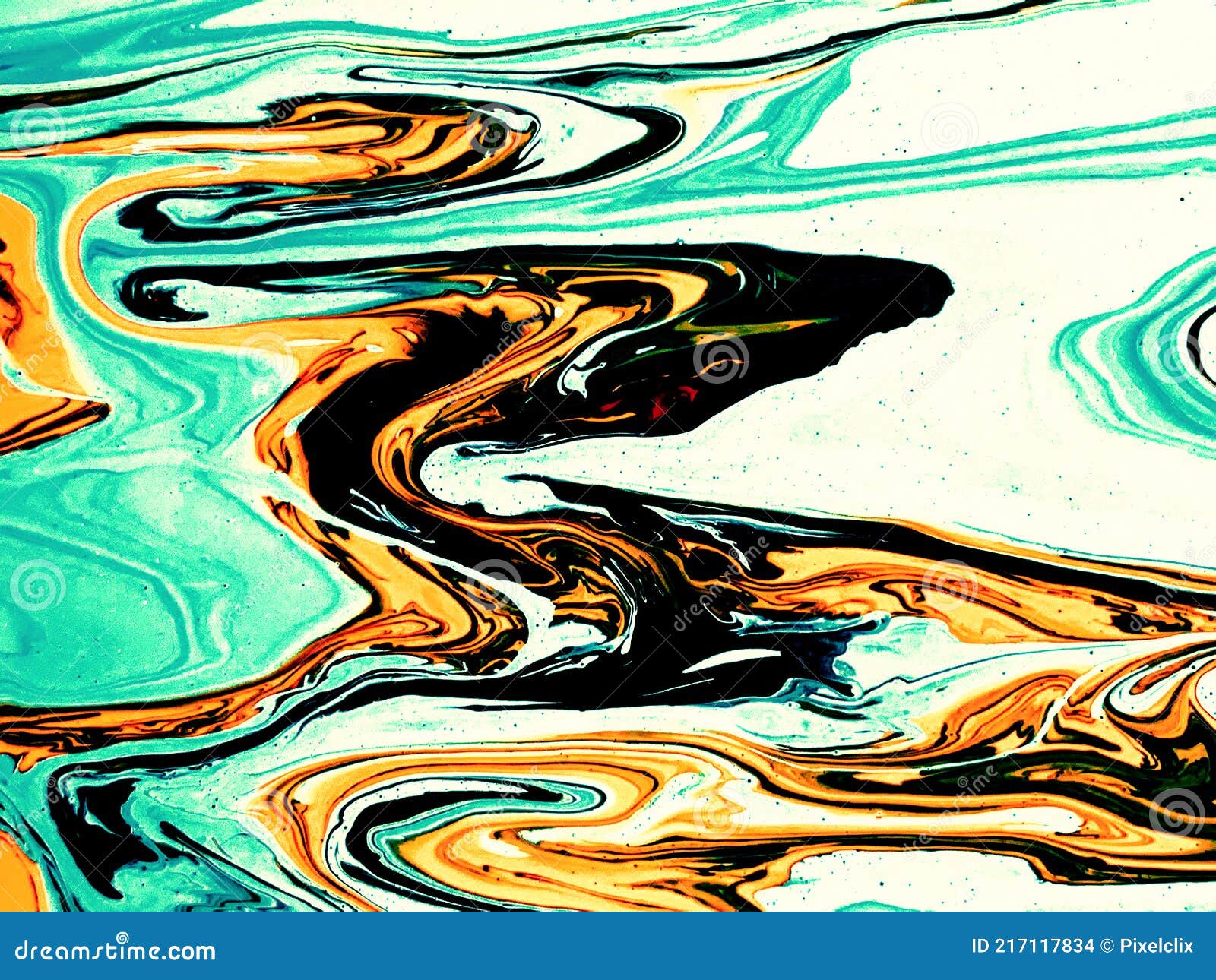 Poster Paint Effect Template for Designing Purpose. Stock Photo - Image ...