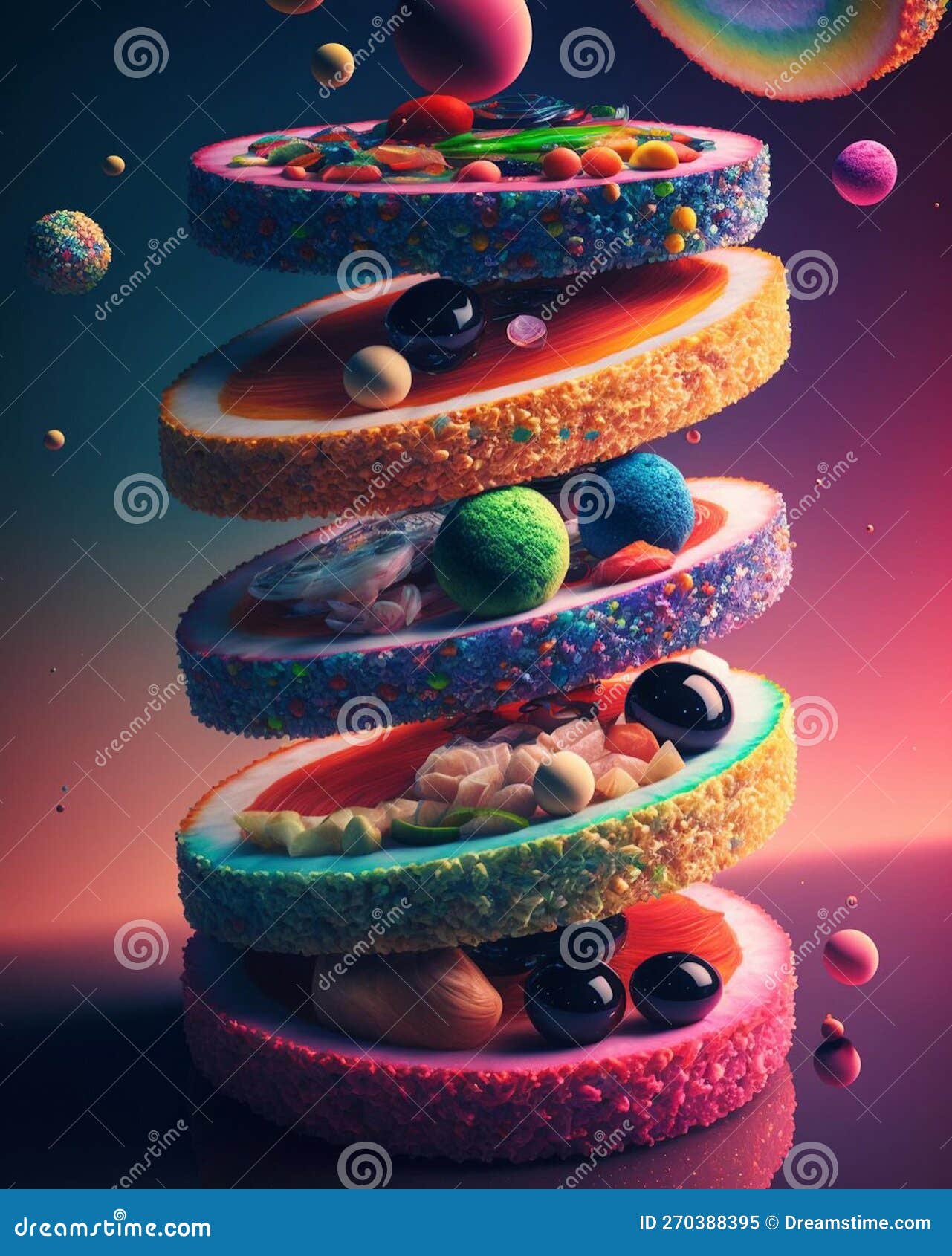 Poster With Planets Of Solar System. Sun, Earth, Mercury, Saturn ...