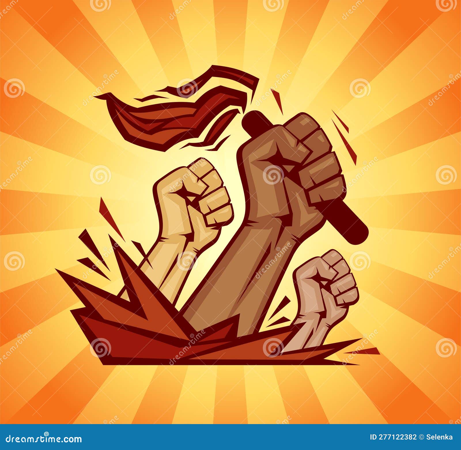 People, Protest, Activist, Riot Line Icon. Elements Of Protests ...