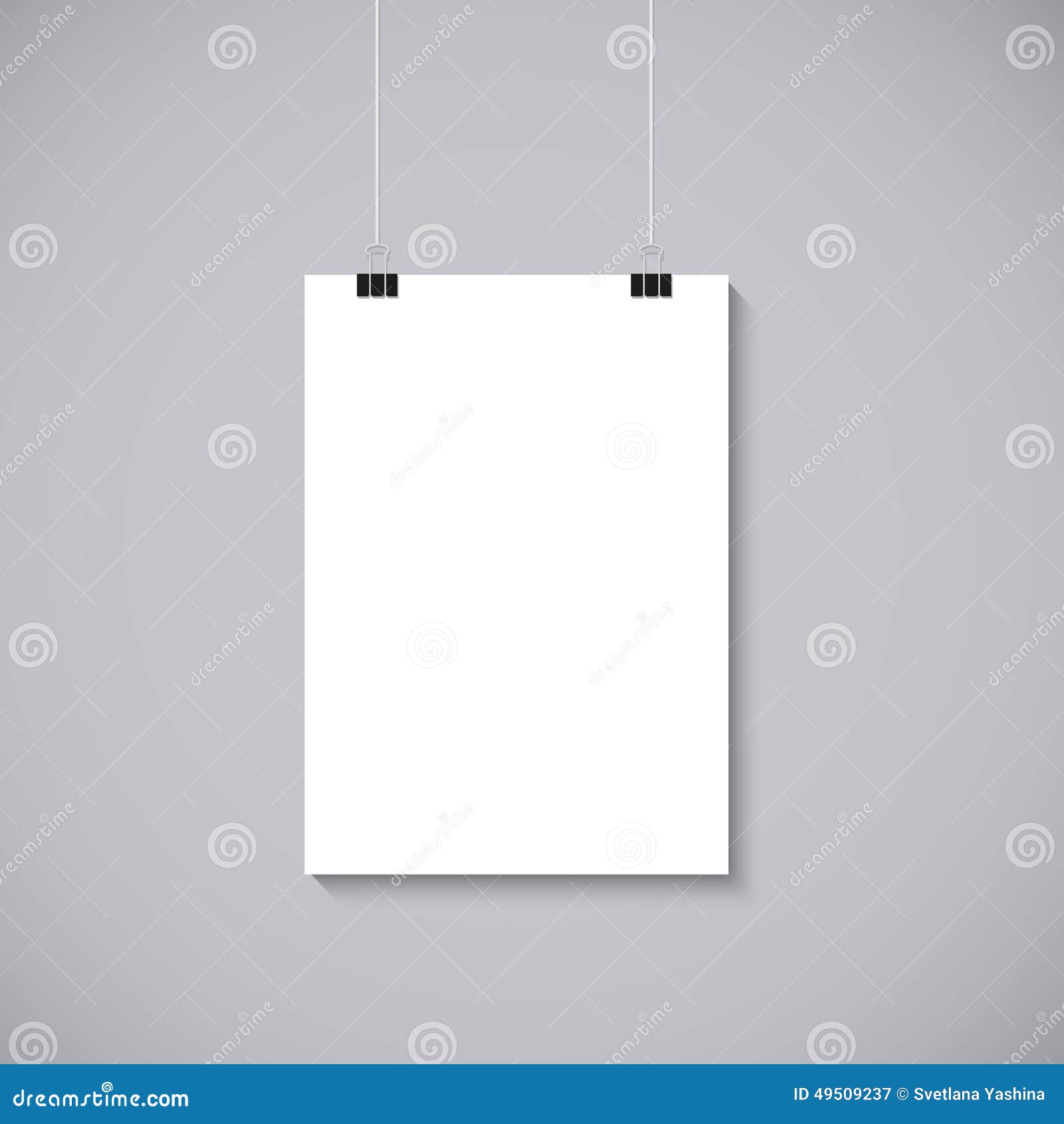 Poster with shadows stock vector. Illustration of paper - 49509237