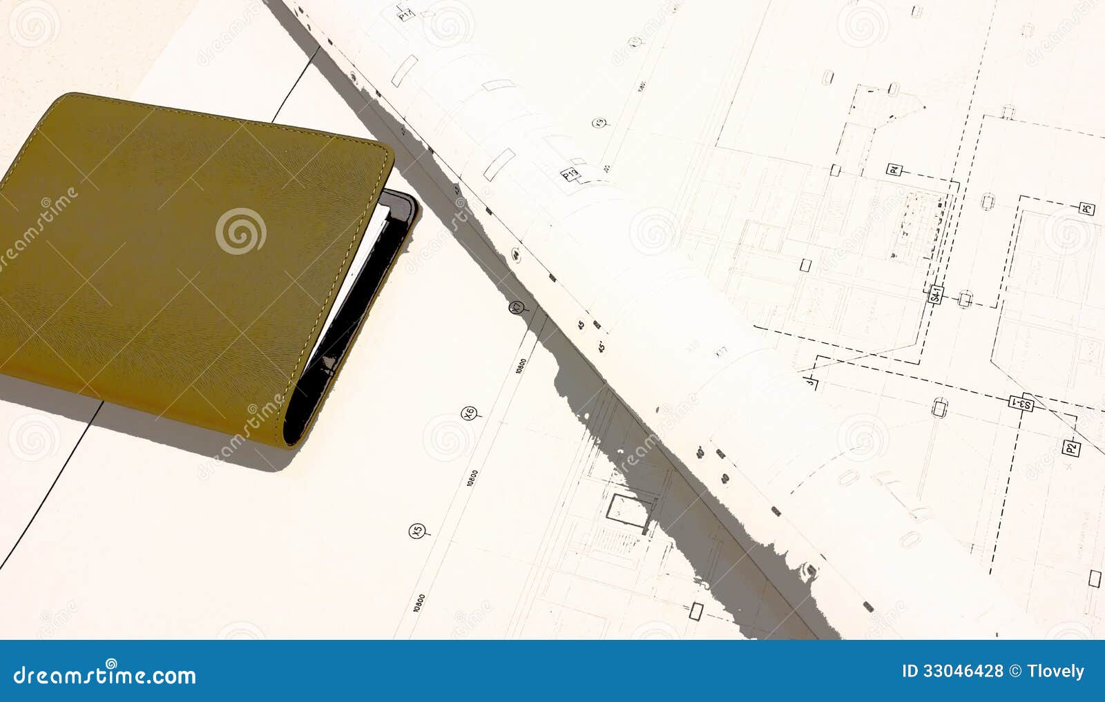 Poster Style Book Draft Paper Building Stock Photo - Image of education ...