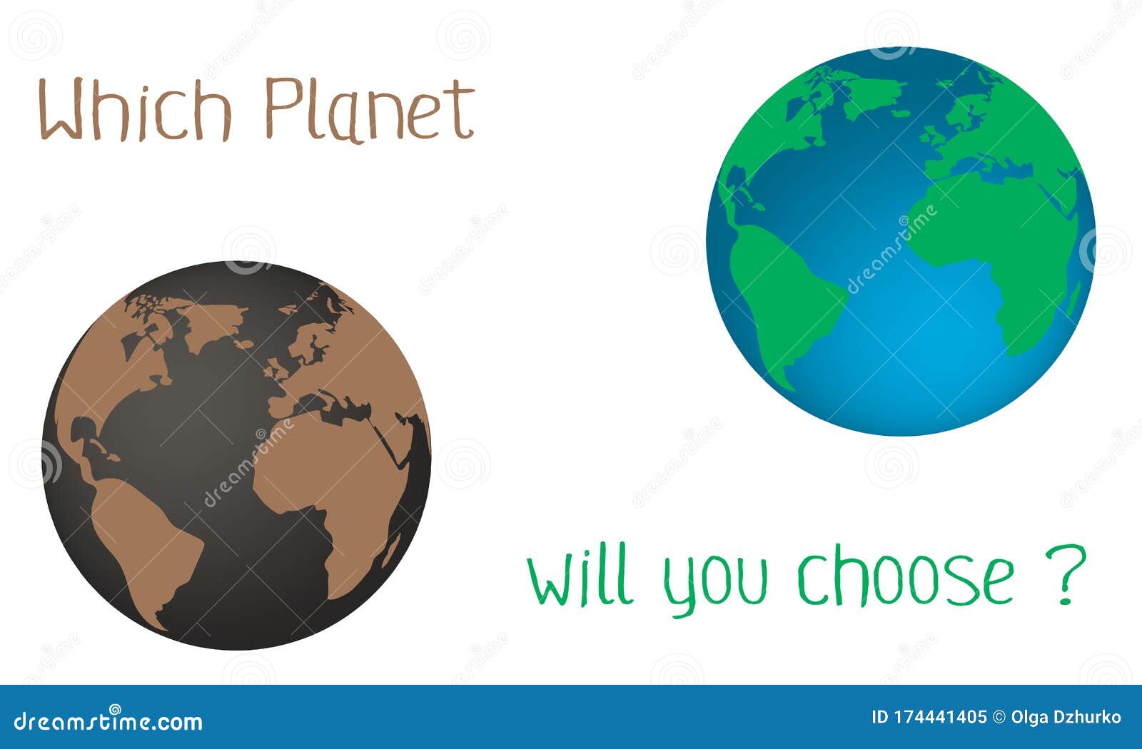 Poster Template for the Earth Day Holiday. an Example of a Destructive ...