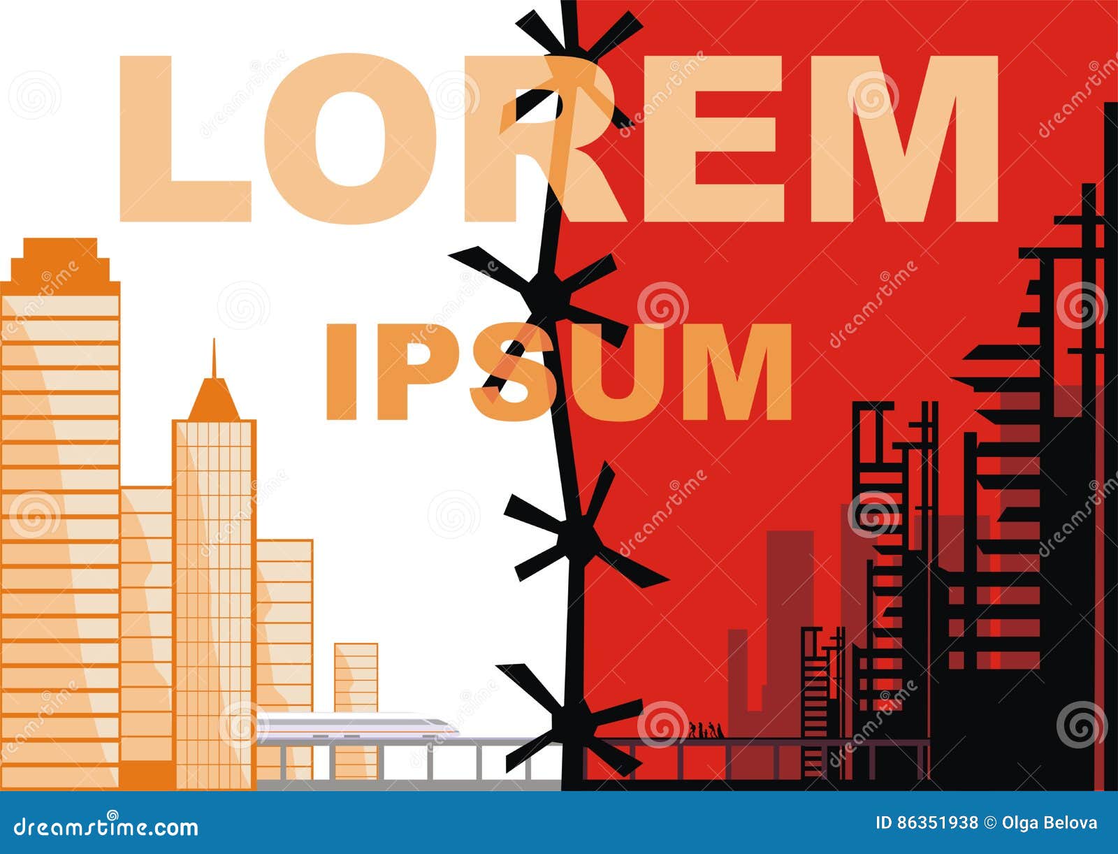 Poster Template about Migration Stock Vector - Illustration of black ...