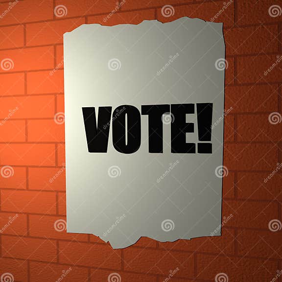 Poster for vote stock illustration. Illustration of states - 63886852