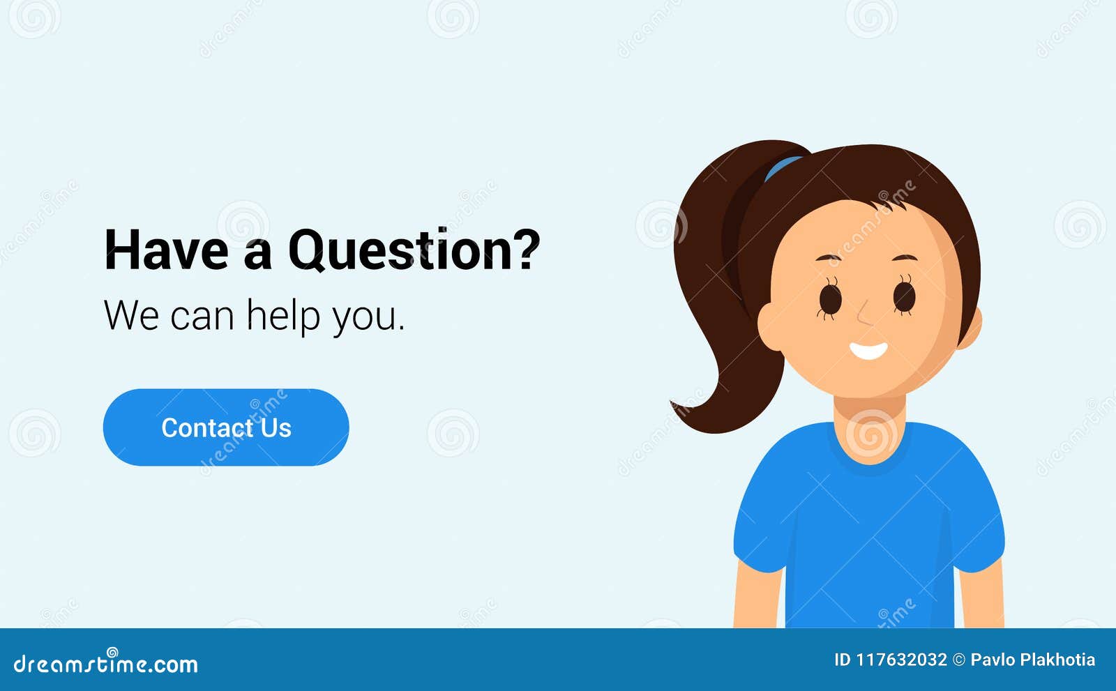 Have Questions Horizontal Banner Stock Vector - Illustration of design ...