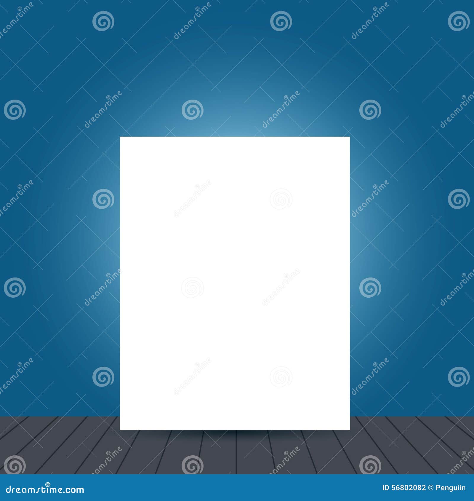 Poster with wood floor stock vector. Illustration of business - 56802082