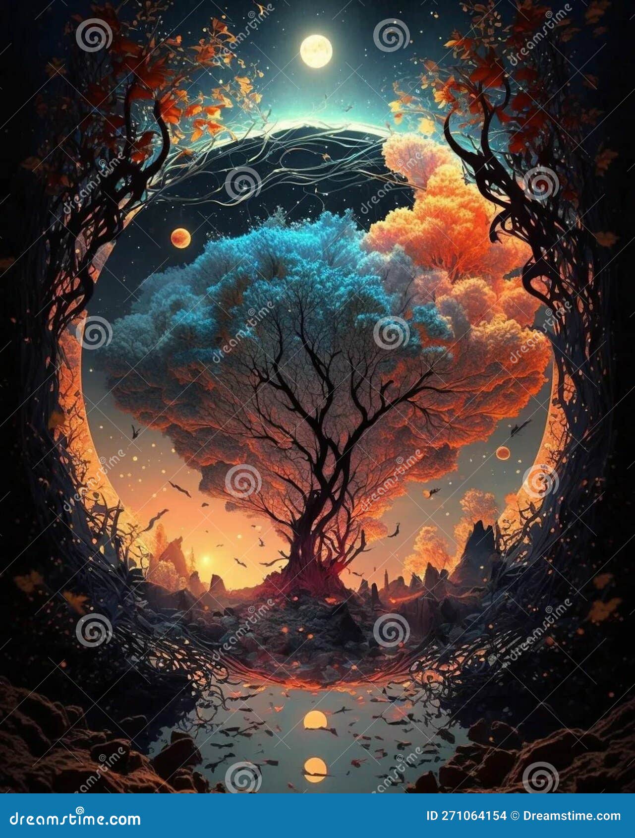 A Poster for the World of Tomorrow. Stock Illustration - Illustration ...