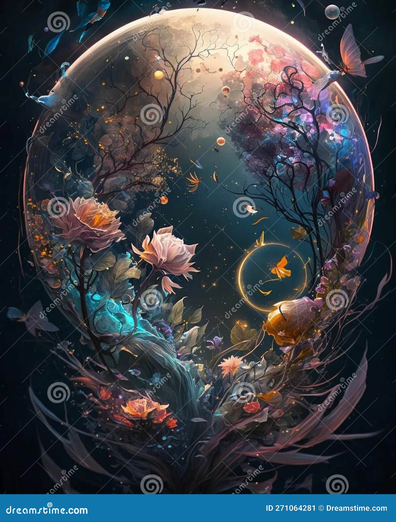 A Poster for the World of Tomorrow. Stock Illustration - Illustration ...