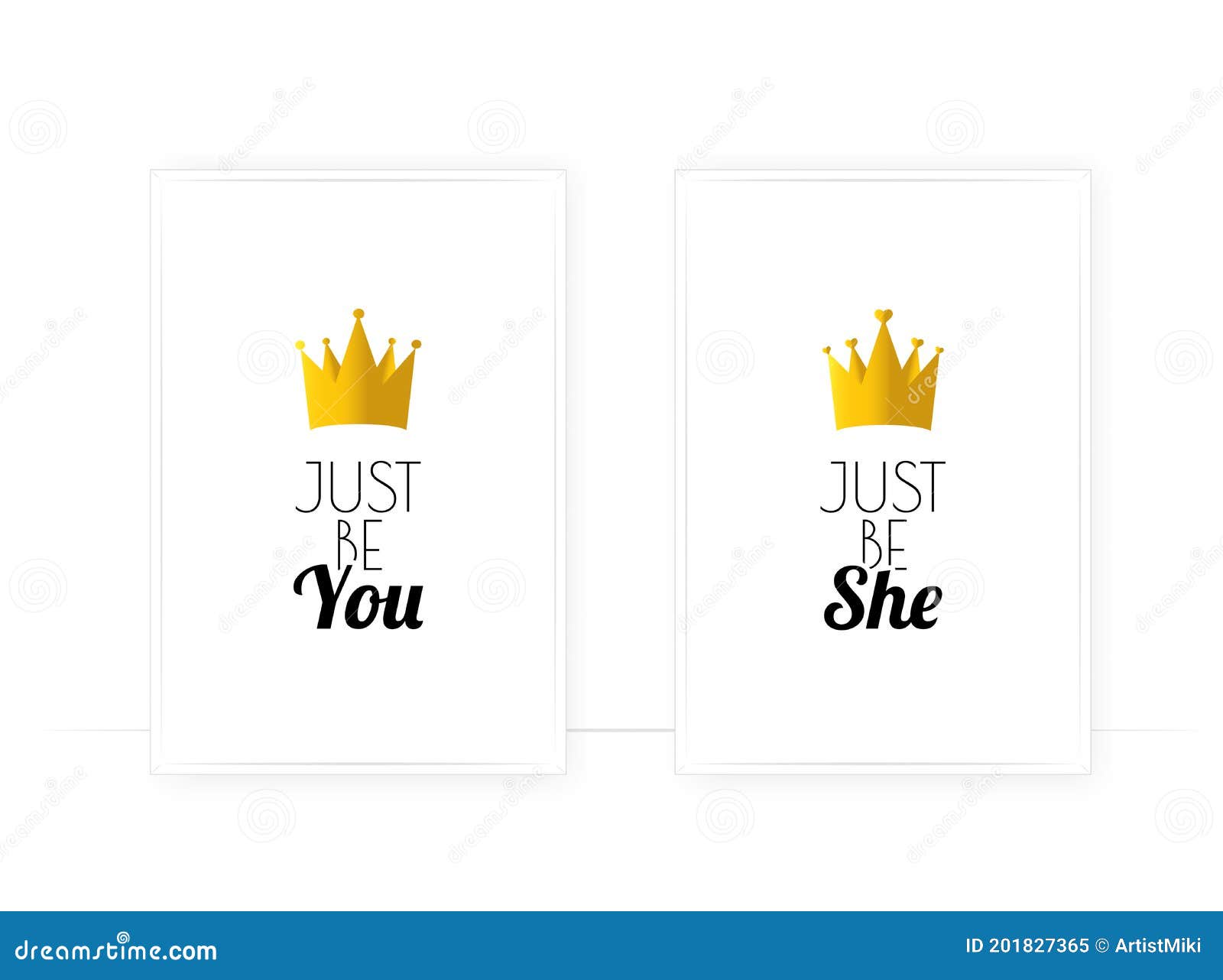 Just Be You, Just Be she, Vector. Fun Wording Design, Lettering ...