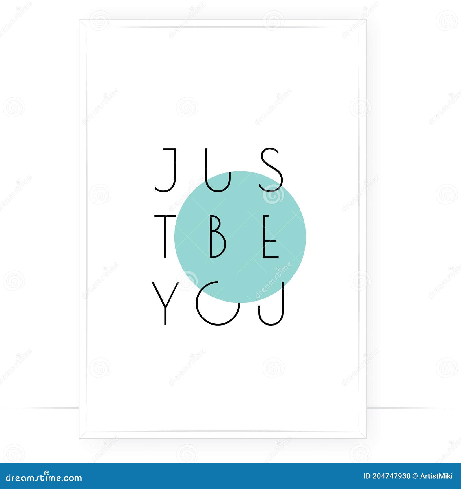 Just Be You, Vector. Minimalist Art Design. Wording Design, Lettering ...