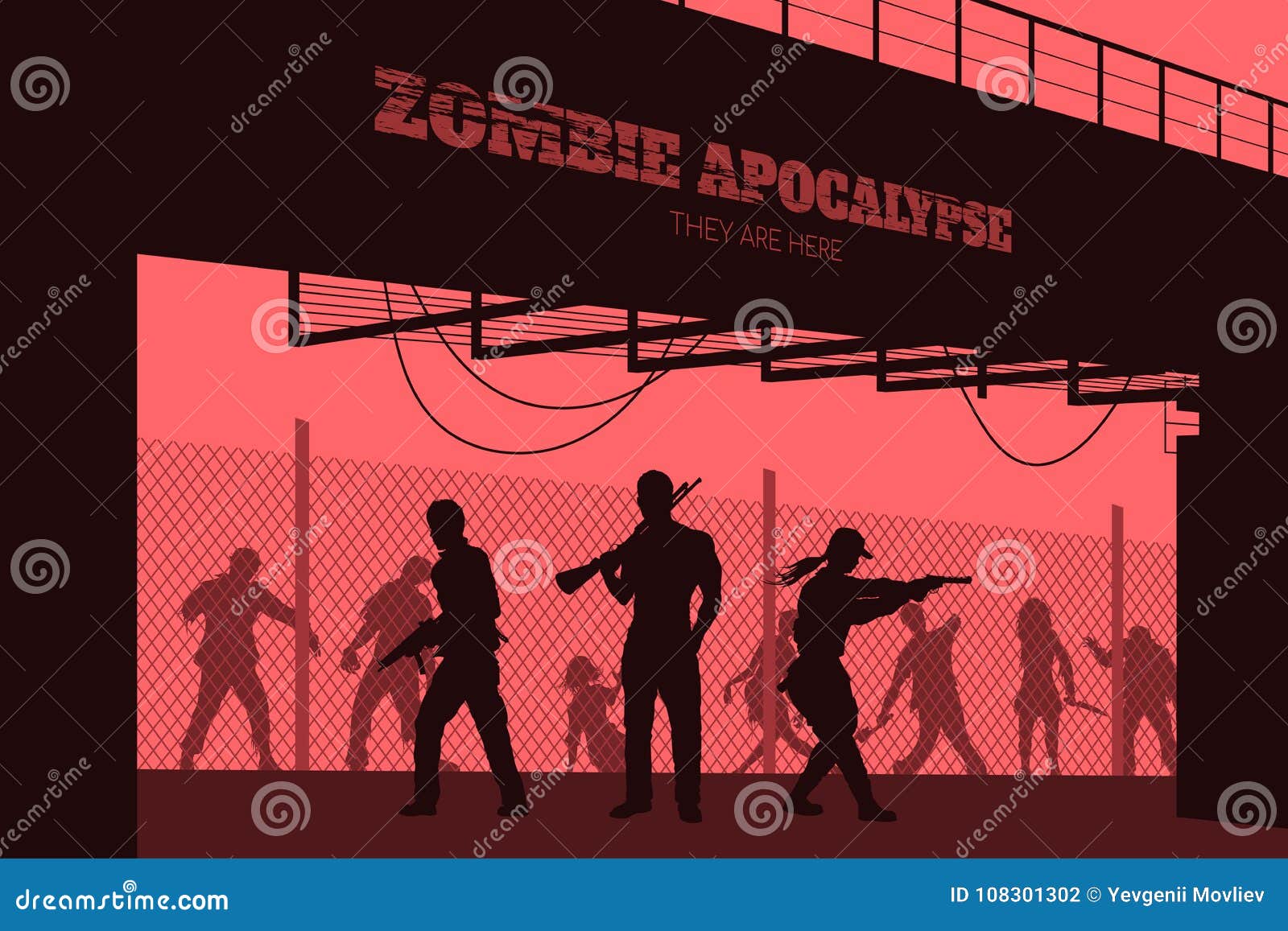Zombie Apocalypse Essential Signs And Symbols Vector Illustration 27161918